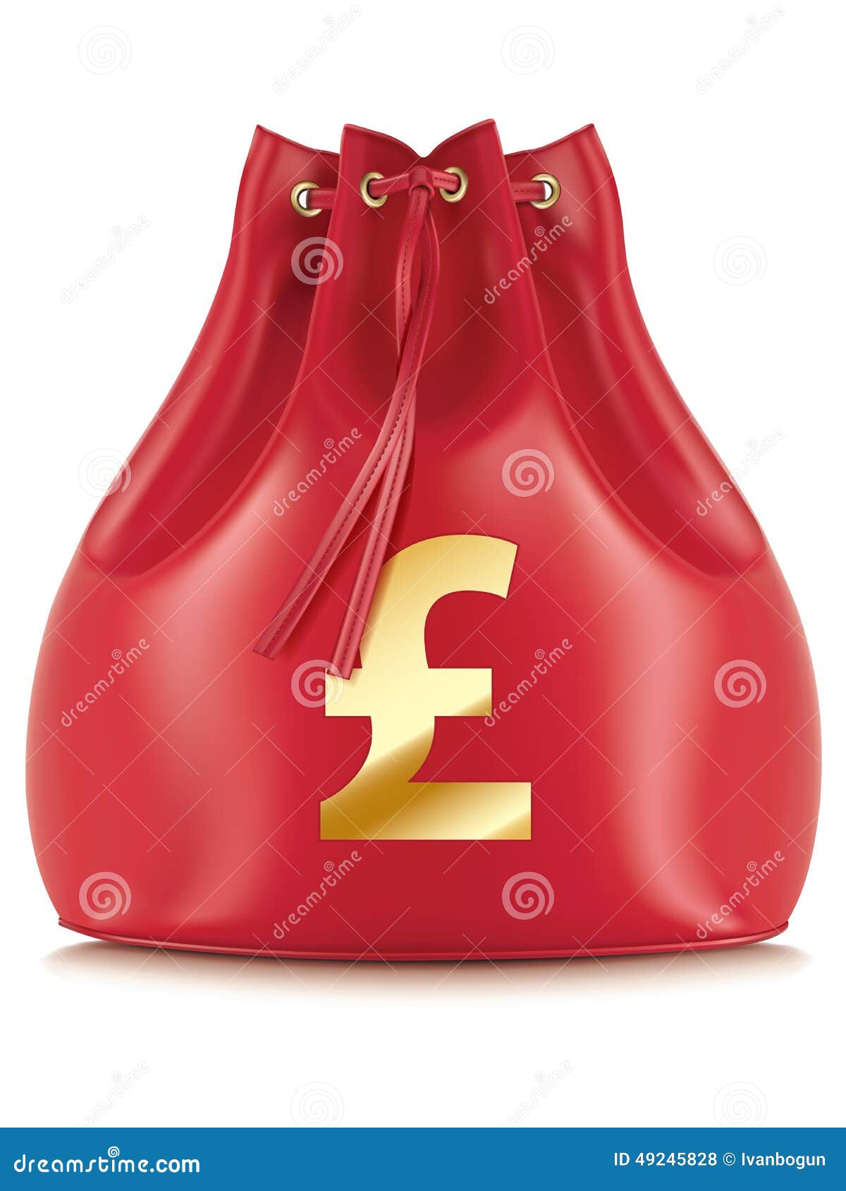 Geldzakken Met Muntsymbolen, Vector Illustratie - Illustration of ...