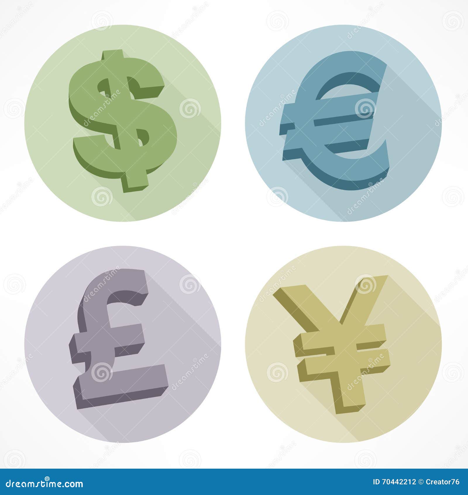 Geldzeichen vektor abbildung. Illustration von abbildung - 70442212