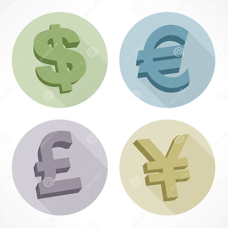 Geldzeichen vektor abbildung. Illustration von abbildung - 70442212