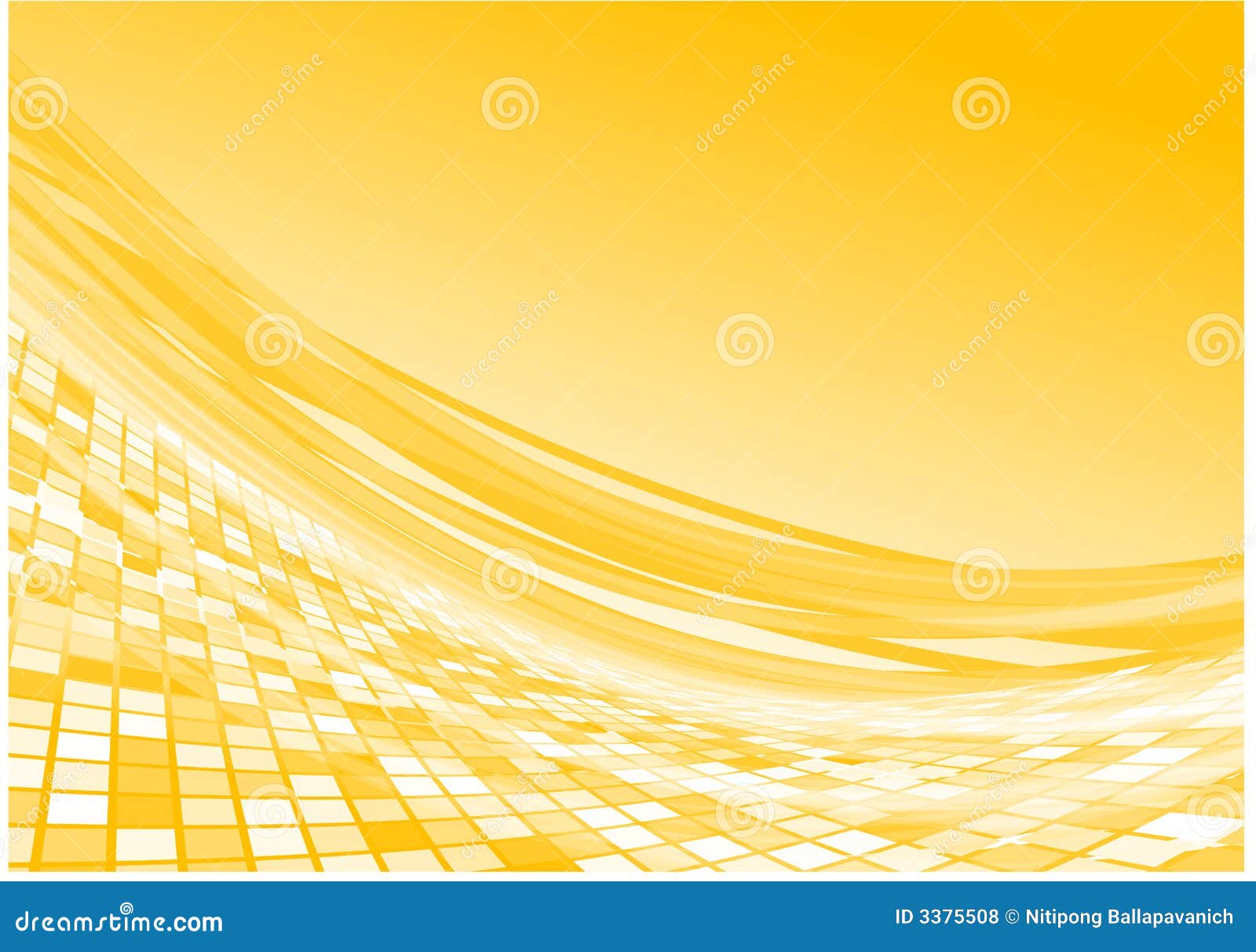 Gele 3d stroomvector vector illustratie. Illustration of professioneel ...