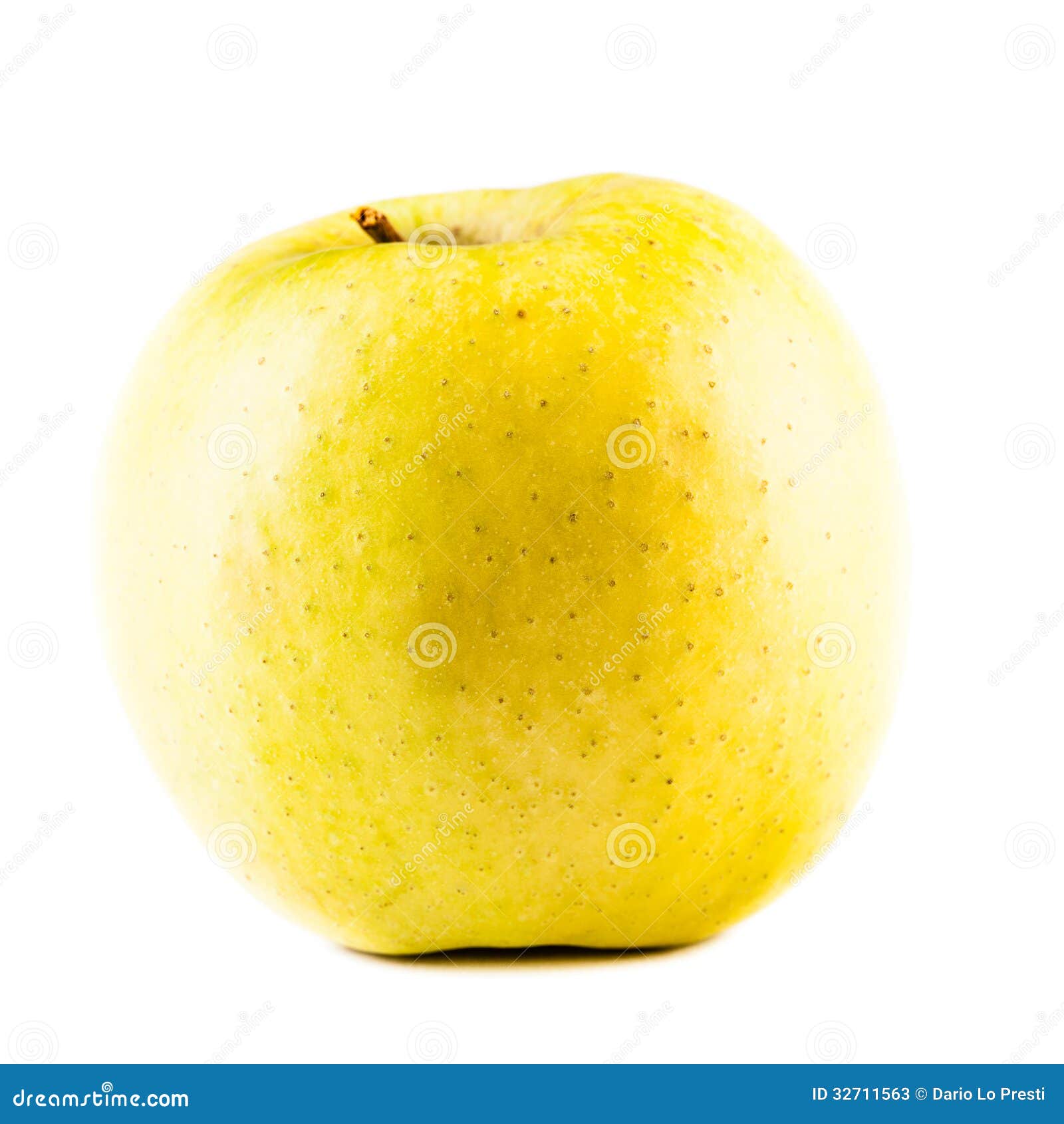 Gele appel stock afbeelding. Image of fruitig, voorwerp - 32711563