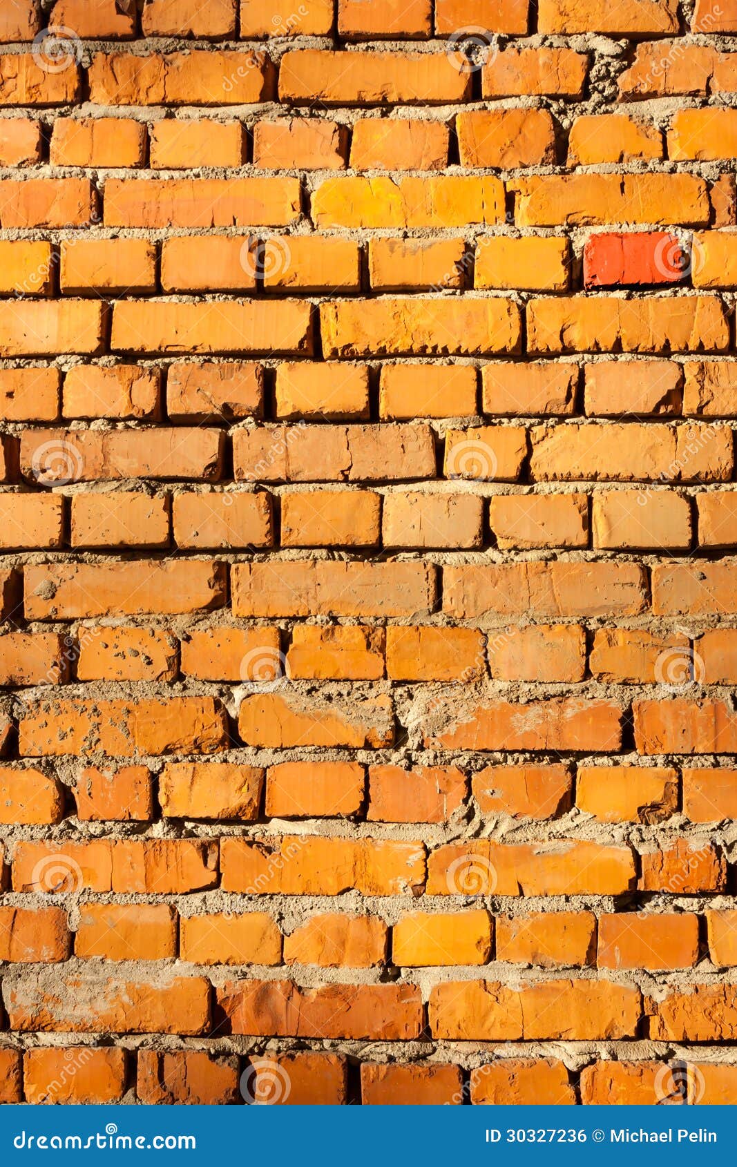 Gele bakstenen muur stock foto. Image of cement, architect - 30327236