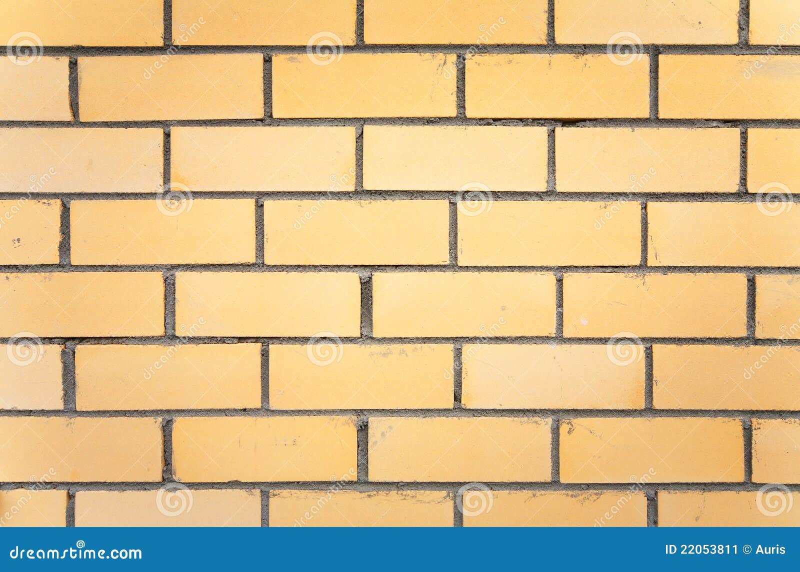 Gele bakstenen muurtextuur stock afbeelding. Image of geel - 22053811