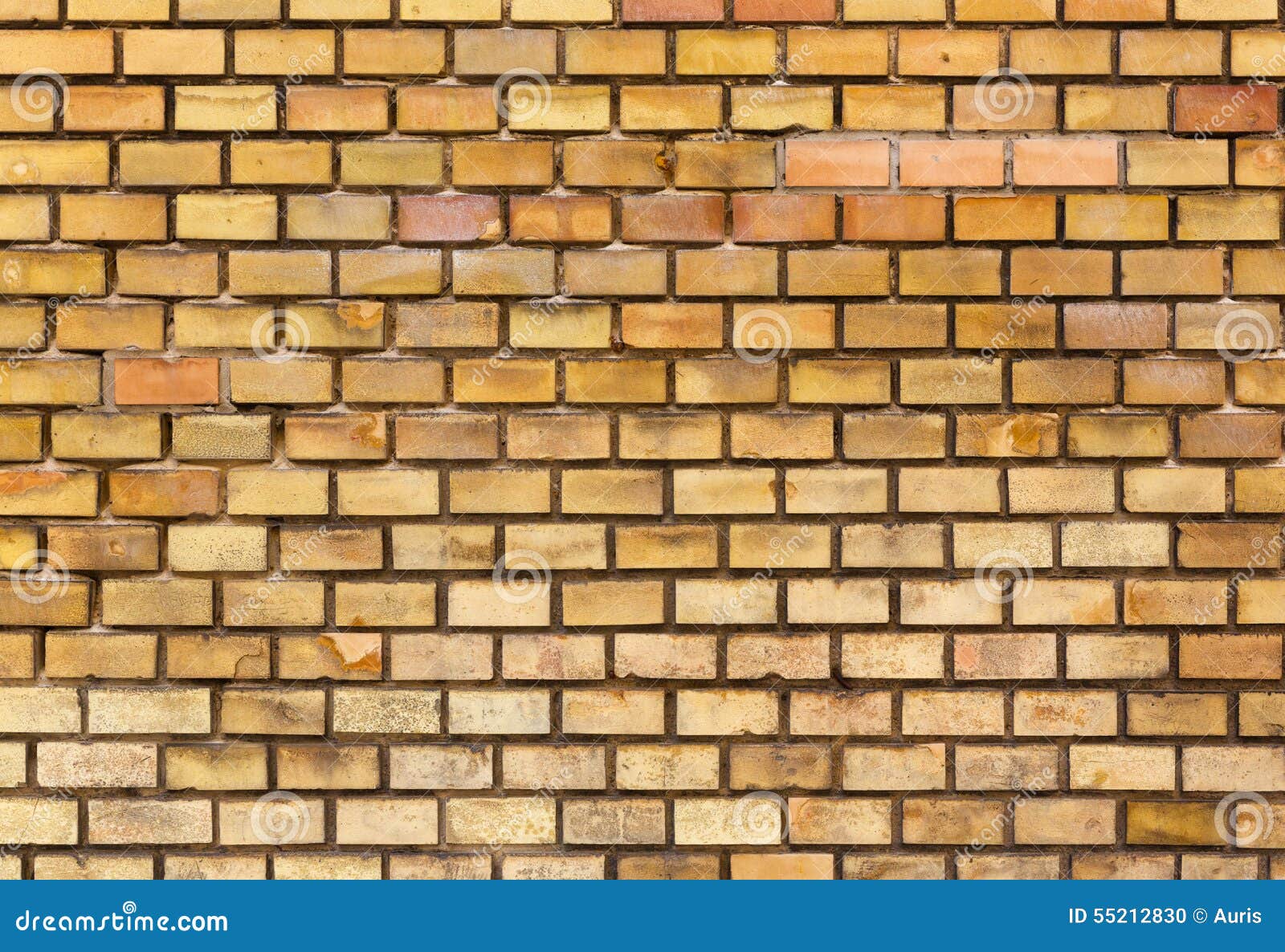 Gele bakstenen muurtextuur stock foto. Image of gebouwd - 55212830