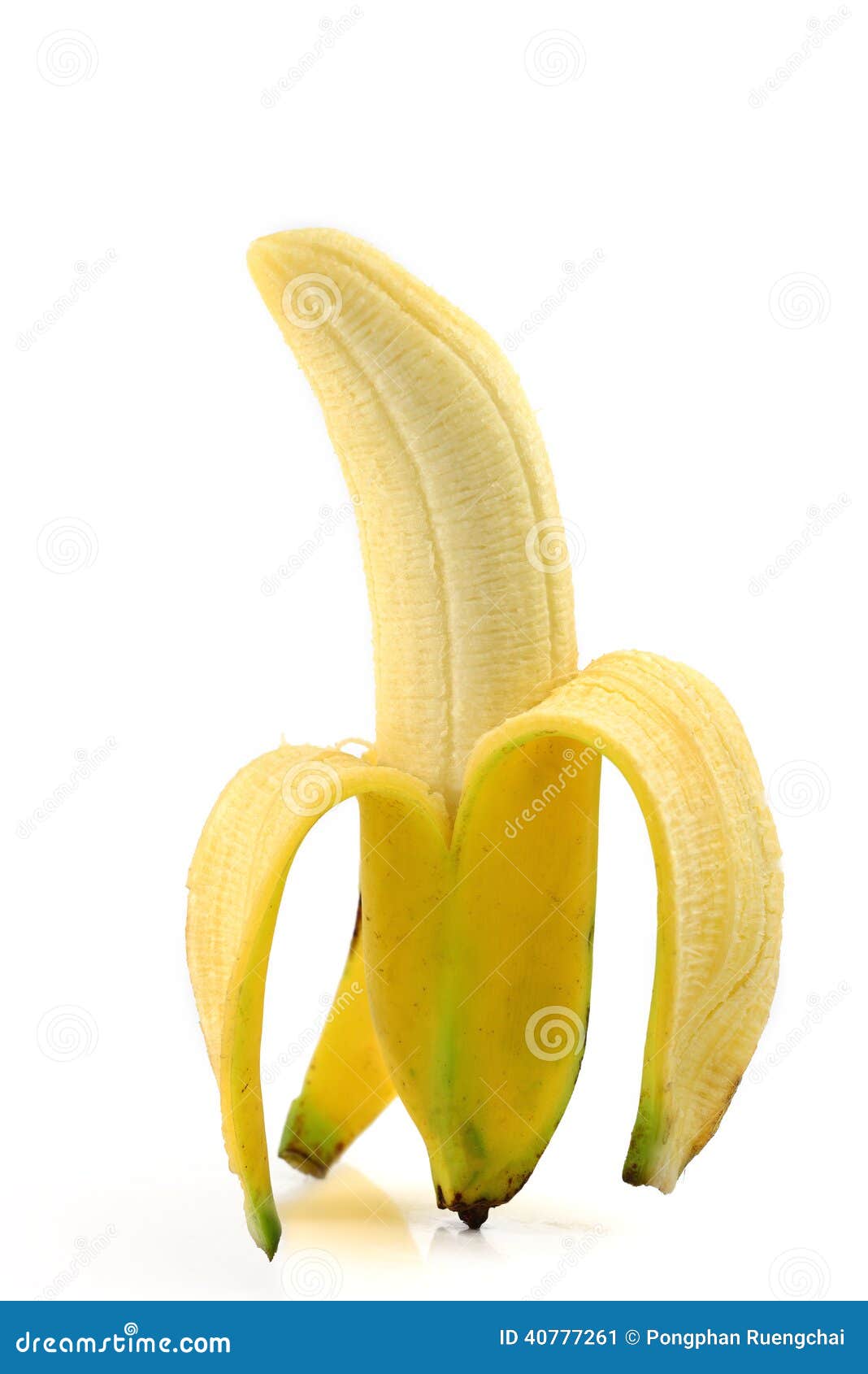 Gele banaan stock afbeelding. Image of open, lengte, verfrissing - 40777261