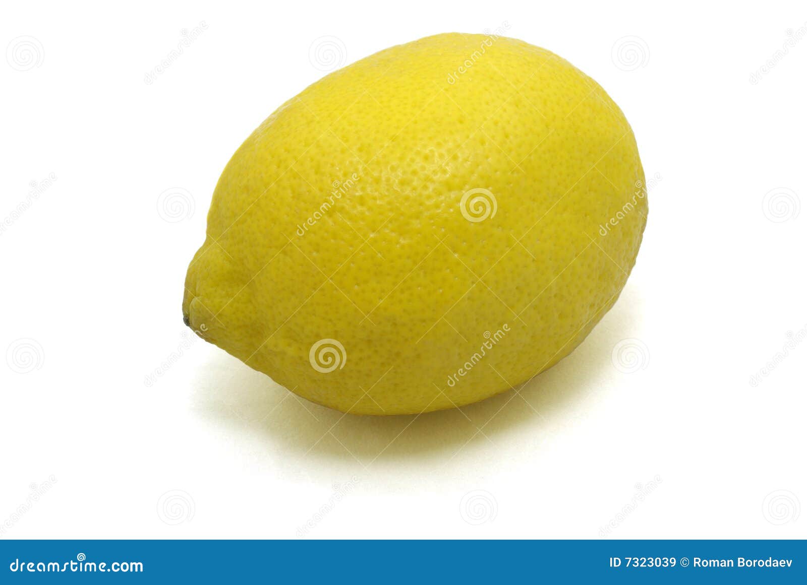 Gele citroen stock afbeelding. Image of zuur, nave, voorwerp - 7323039