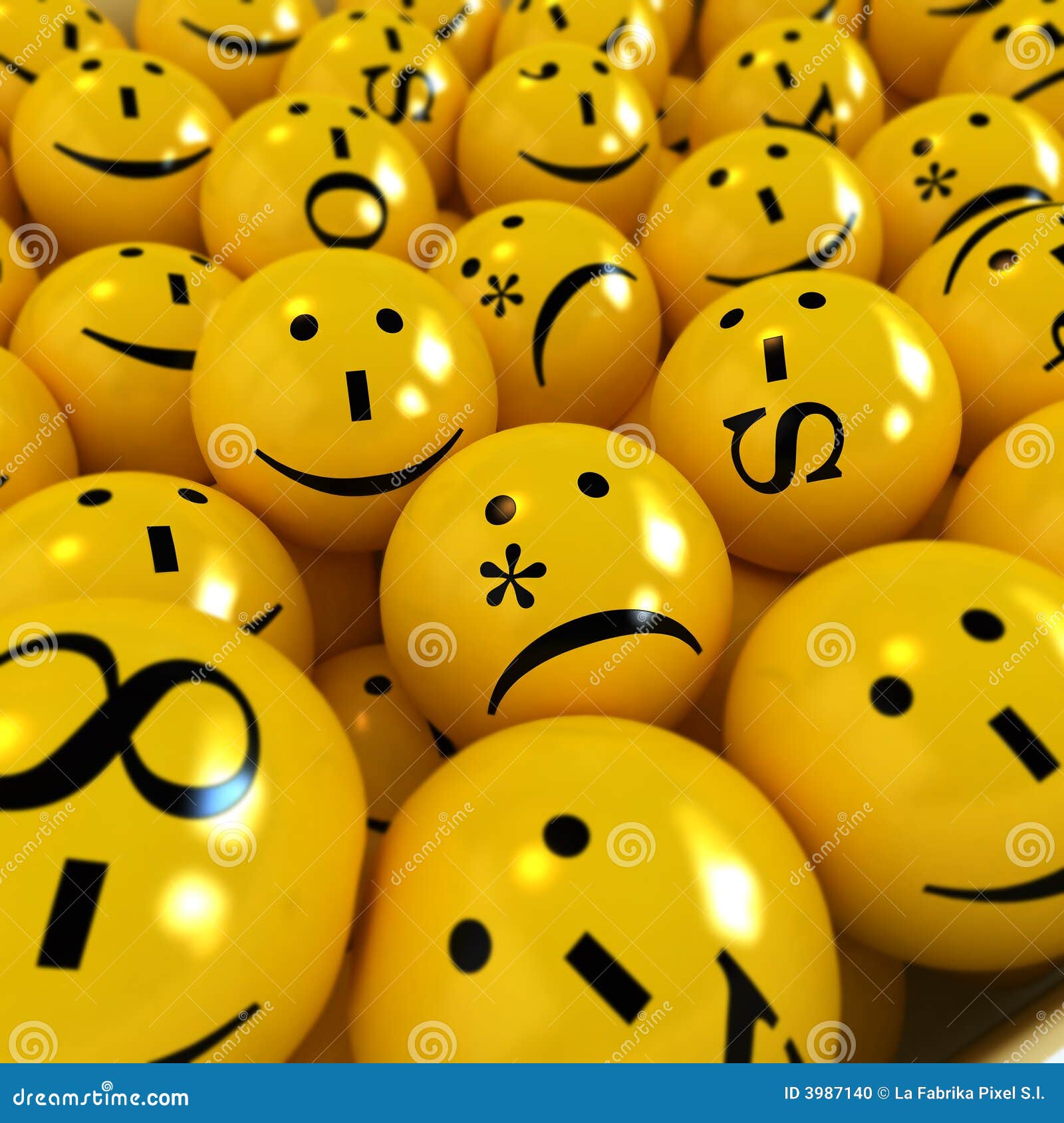 Gele emoticons stock illustratie. Illustration of glimlachen - 3987140
