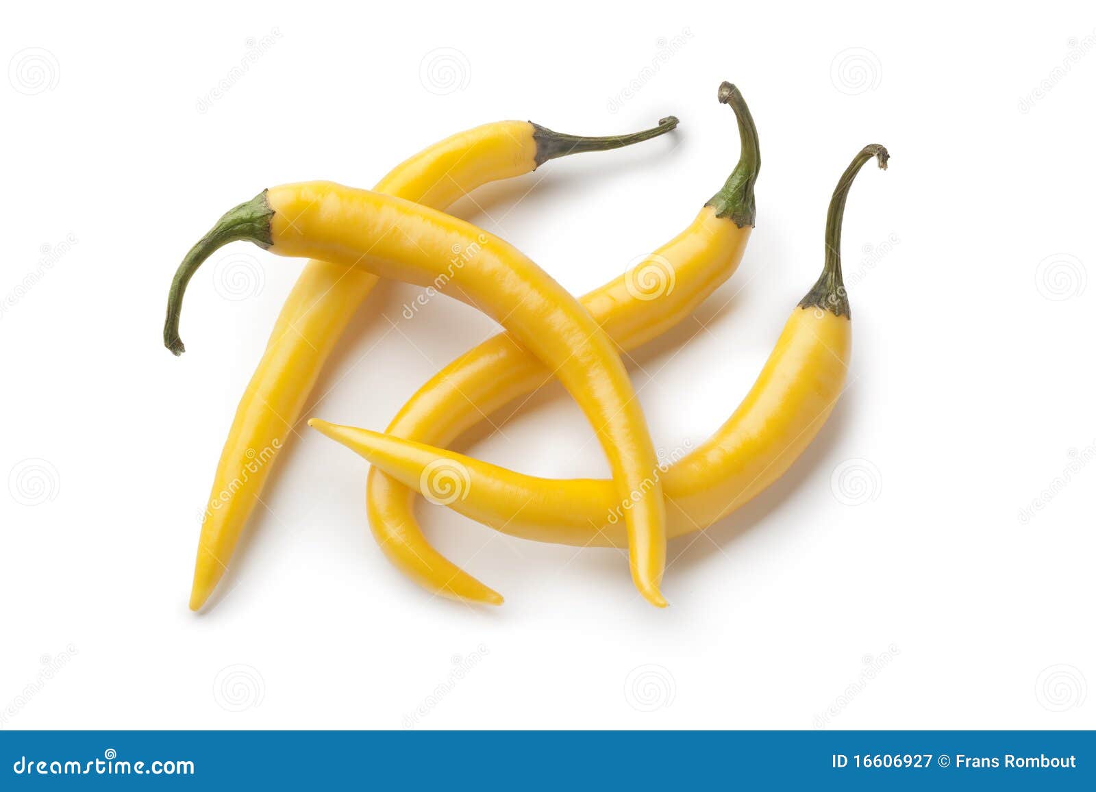 Gele hete peper stock afbeelding. Image of plantaardig - 16606927