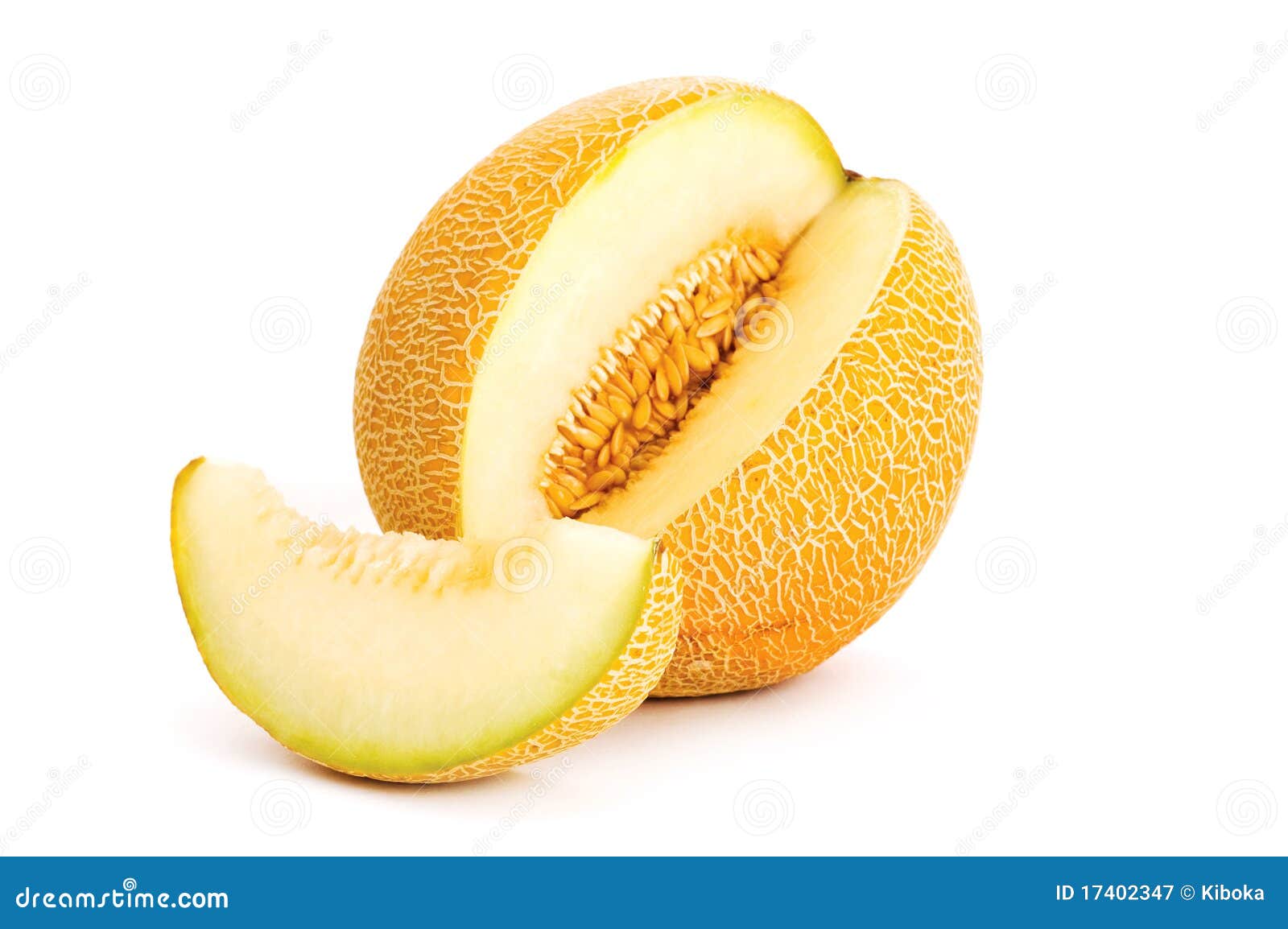 Gele meloen stock afbeelding. Image of sinaasappel, voedsel - 17402347