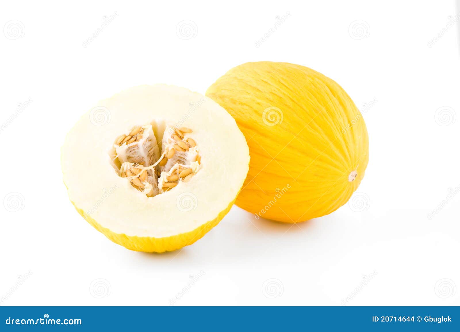 Gele meloen stock foto. Image of besnoeiing, stuk, macro - 20714644