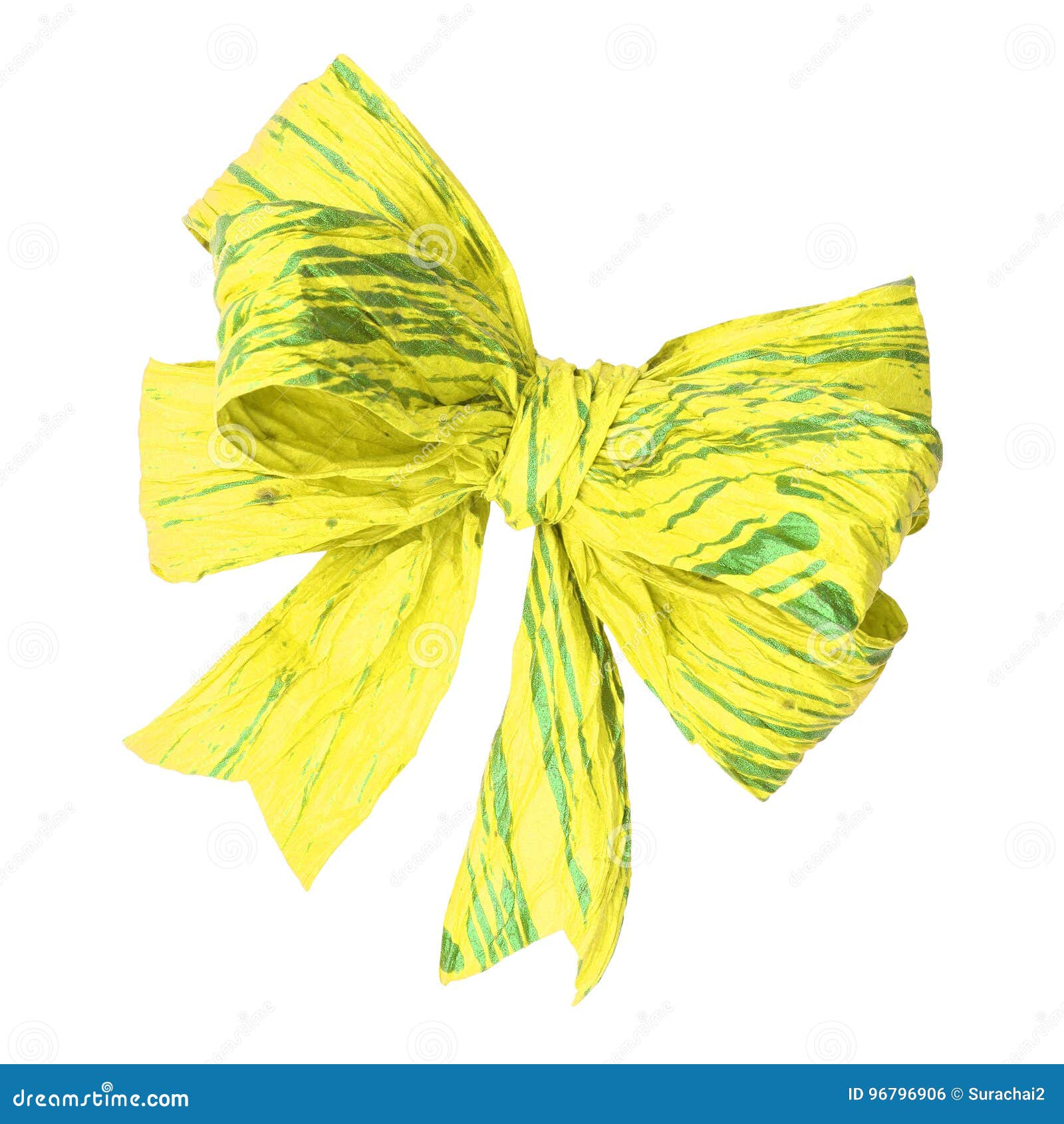 Gele Moerbeiboomdocument Boog Op Wit Stock Foto - Image of kleur ...