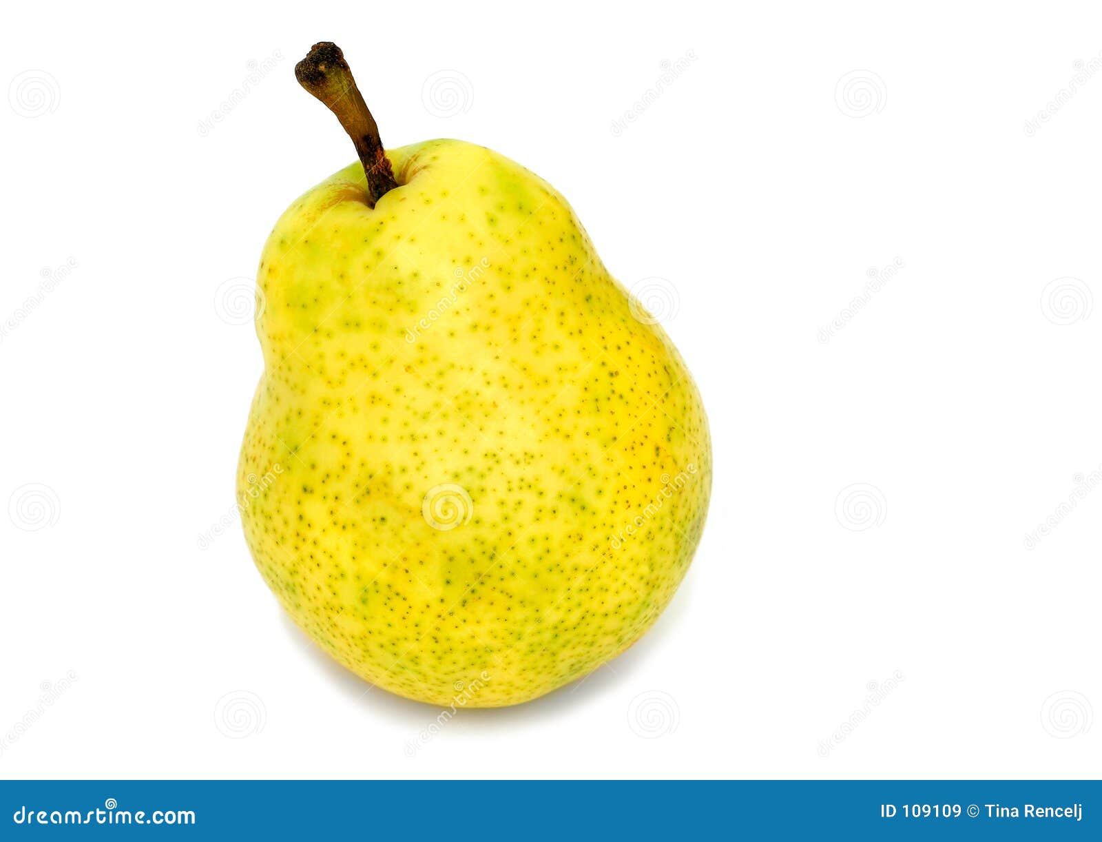 Gele Peer stock afbeelding. Image of vegetariër, snack - 109109