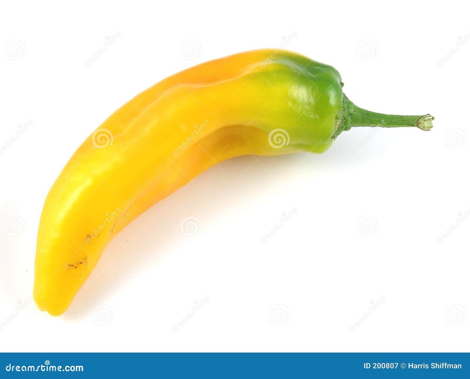 Gele peper stock afbeelding. Image of zoet, landbouwer - 200807