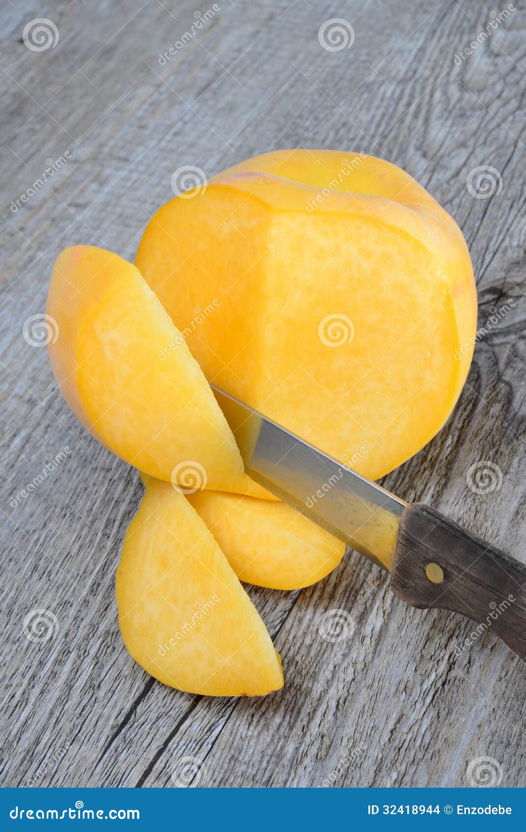 Gele Perzik Genoemd Percoca Stock Foto - Afbeelding bestaande uit zoet ...