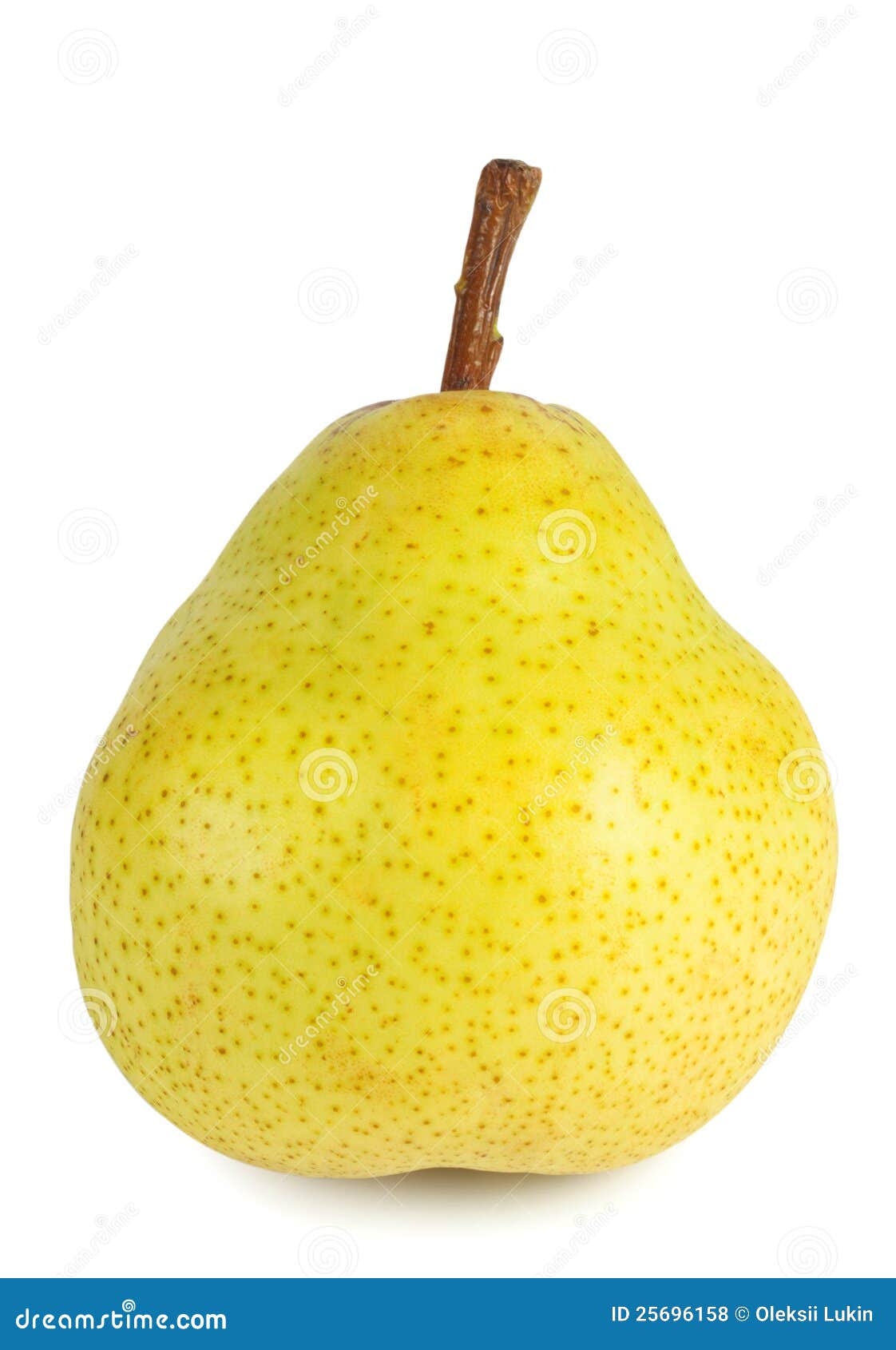 Gele rijpe peer stock foto. Image of snack, blad, macro - 25696158