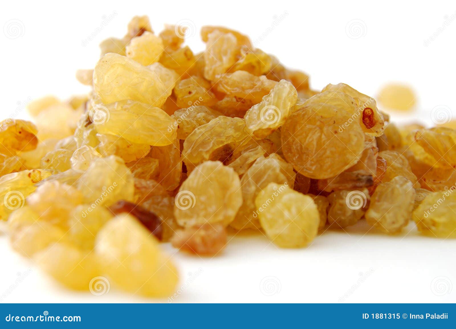 Gele rozijnen stock afbeelding. Image of ontbijt, diëet - 1881315