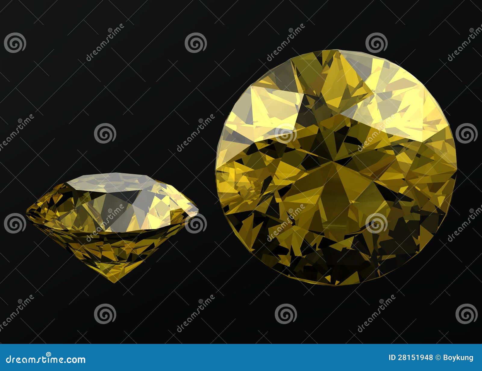 Gele saffier stock illustratie. Illustration of perfect - 28151948