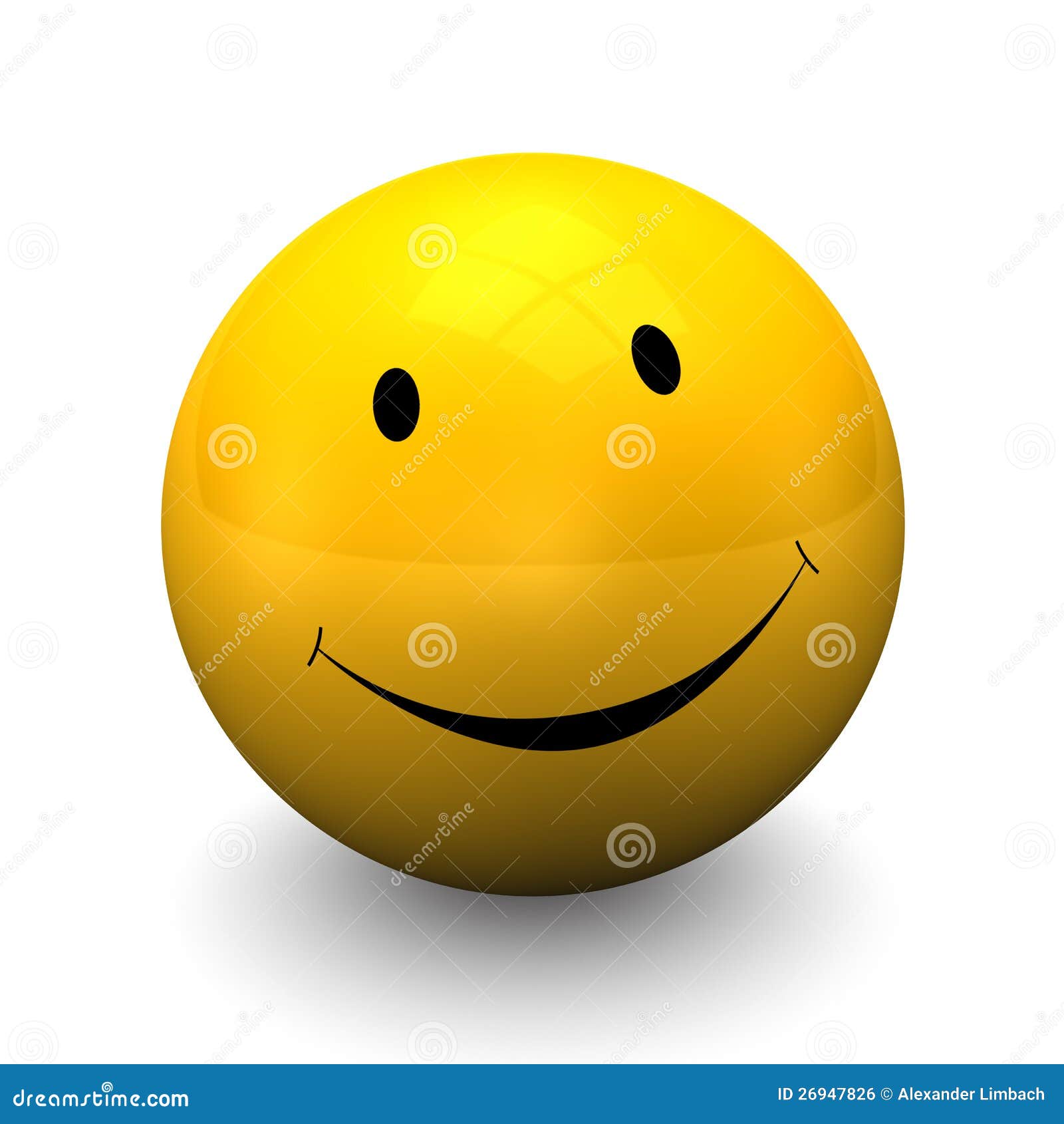 Gele Smiley stock illustratie. Illustration of smiley - 26947826