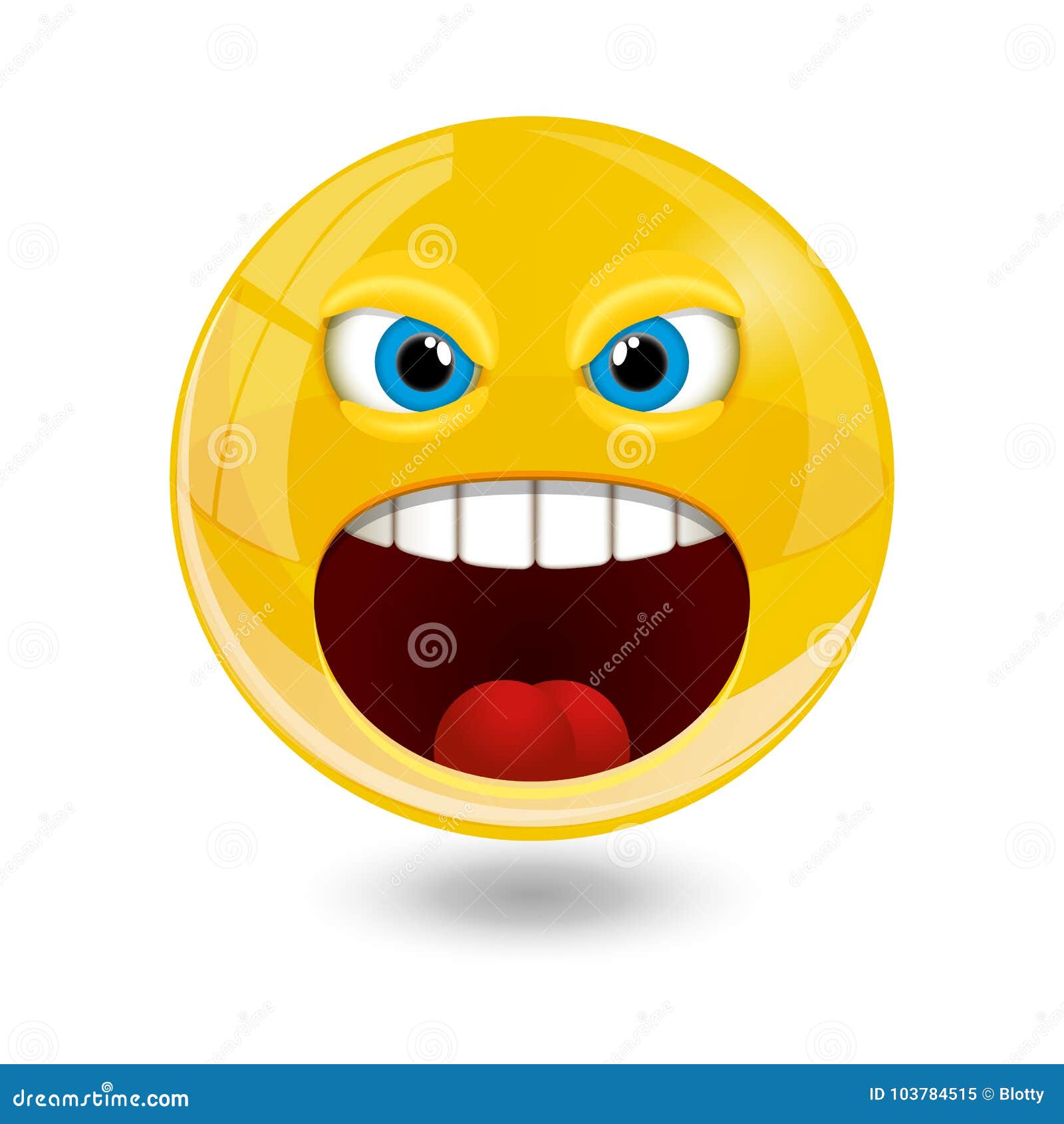 Gele Smiley Emoticons, Emoji, Vectorillustratie Vector Illustratie ...
