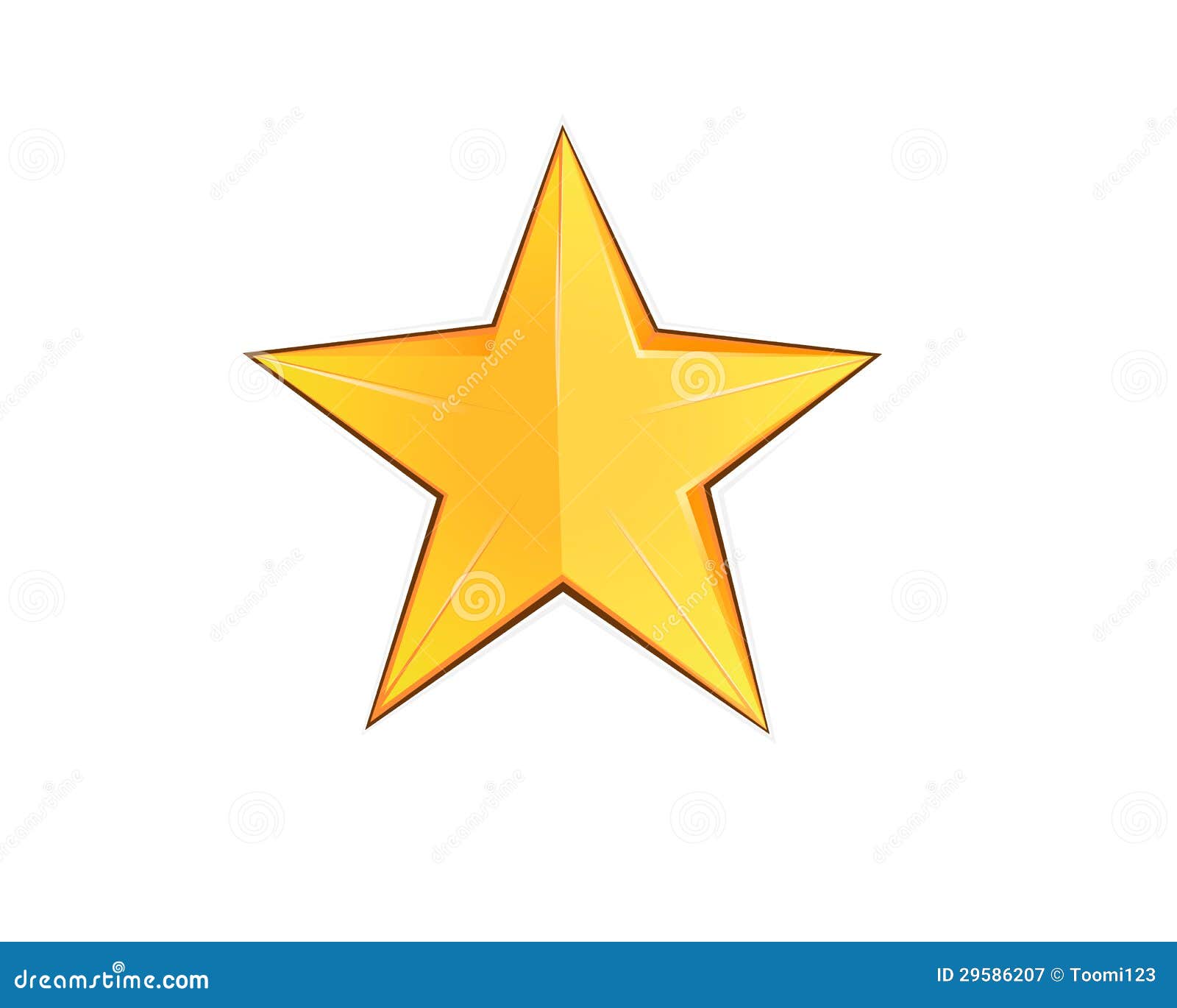 Gele ster vector illustratie. Illustration of gericht - 29586207