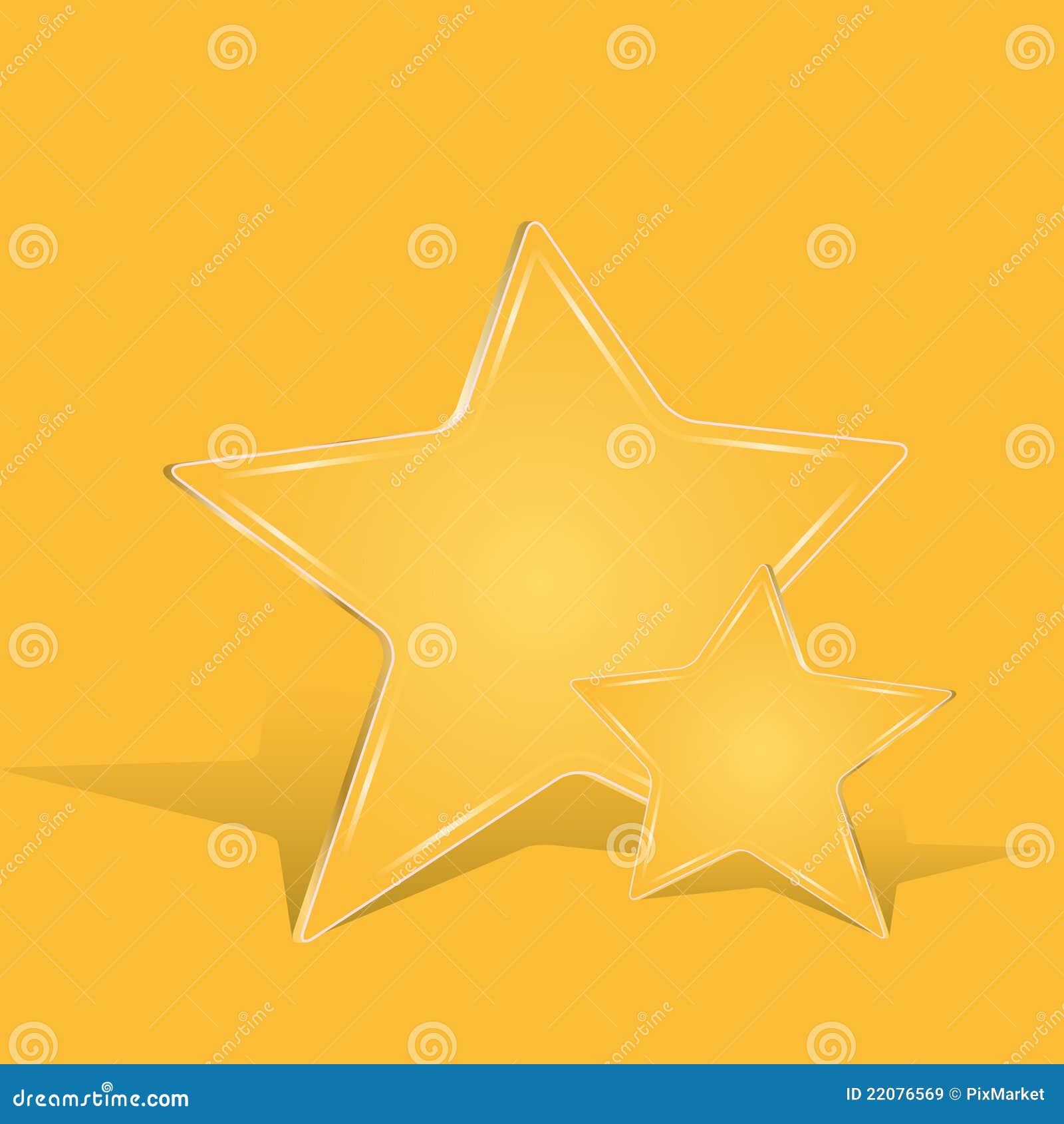 Gele Sterren vector illustratie. Illustration of grafisch - 22076569