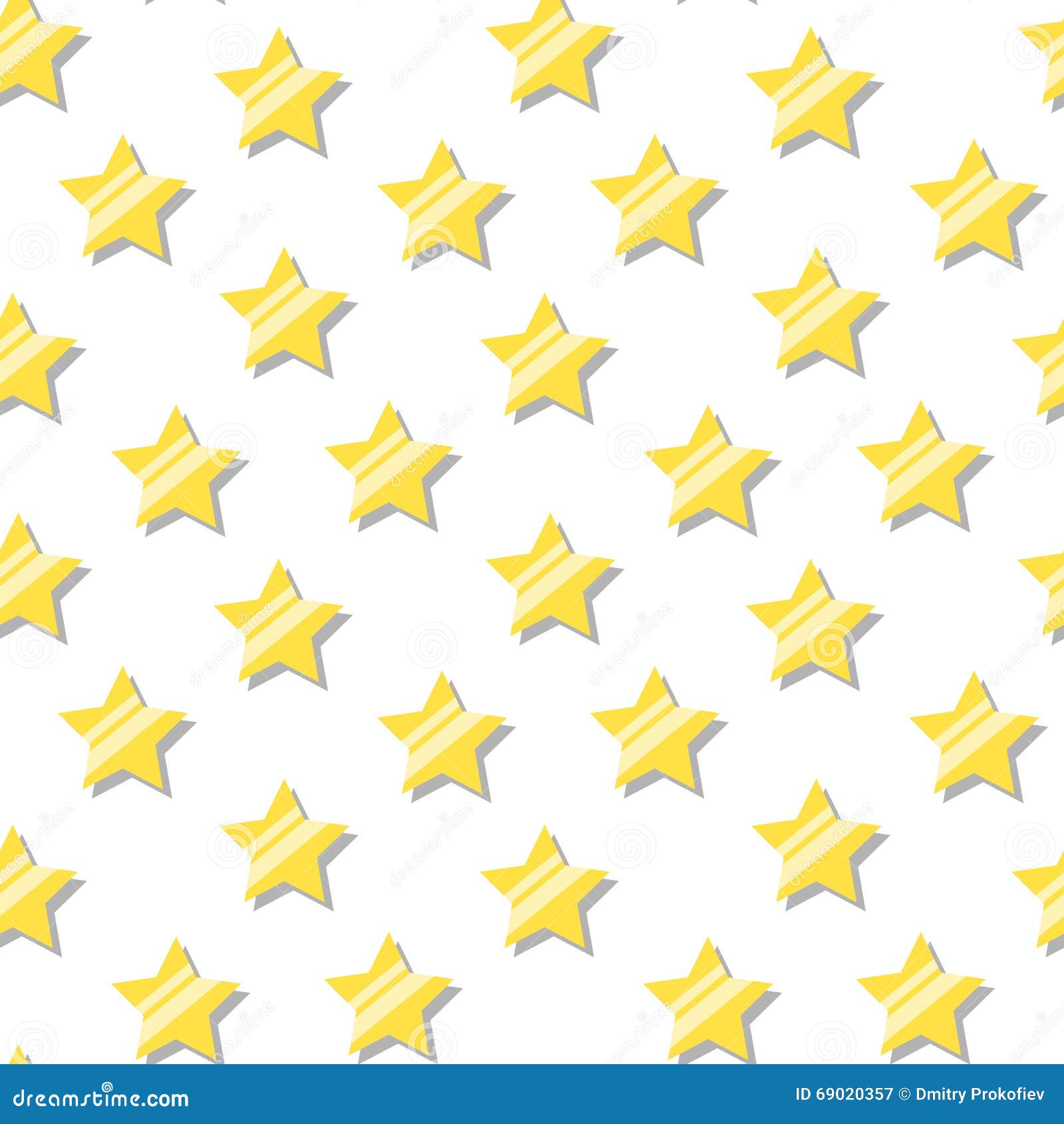 Gele Sterren Op Een Witte Achtergrond Vector Illustratie - Illustration ...