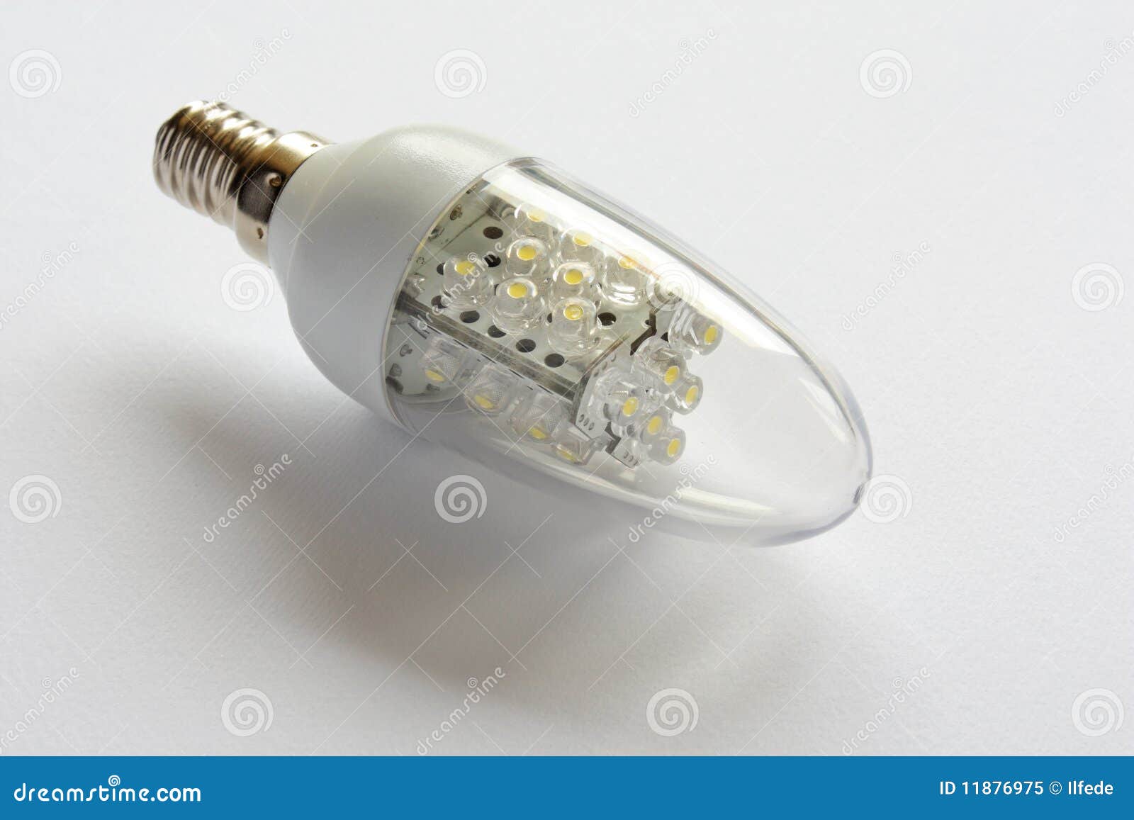 Geleide Gloeilamp, Energie - Besparing Stock Afbeelding - Image of ...