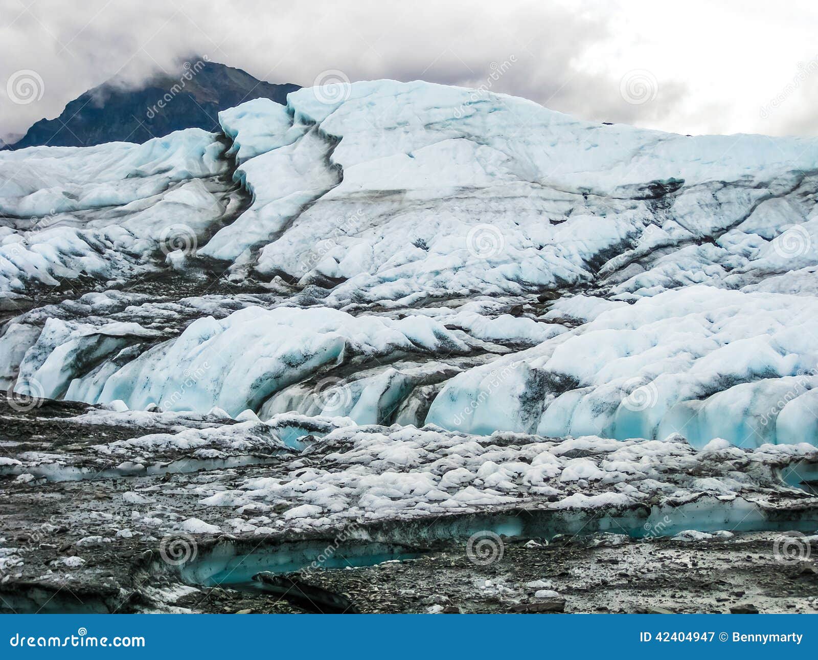 Geleira De Matanuska, Alaska Imagem de Stock - Imagem de icebergue ...