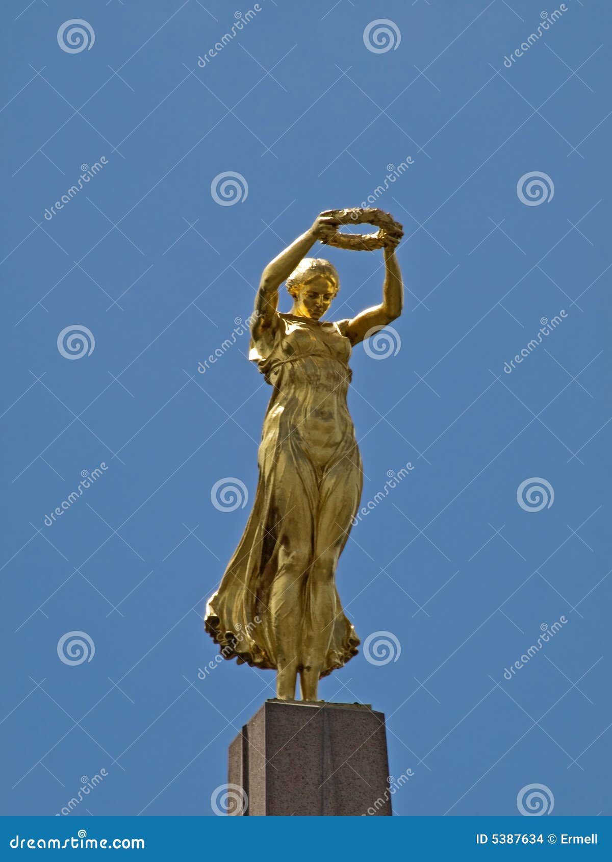 Gelle fra stock photo. Image of statue, blue, woman, collar - 5387634