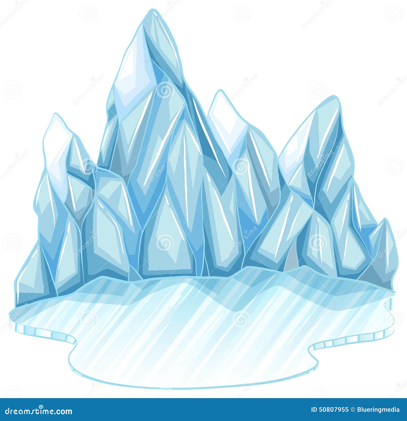 Gelo congelado ilustração do vetor. Ilustração de zero - 50807955