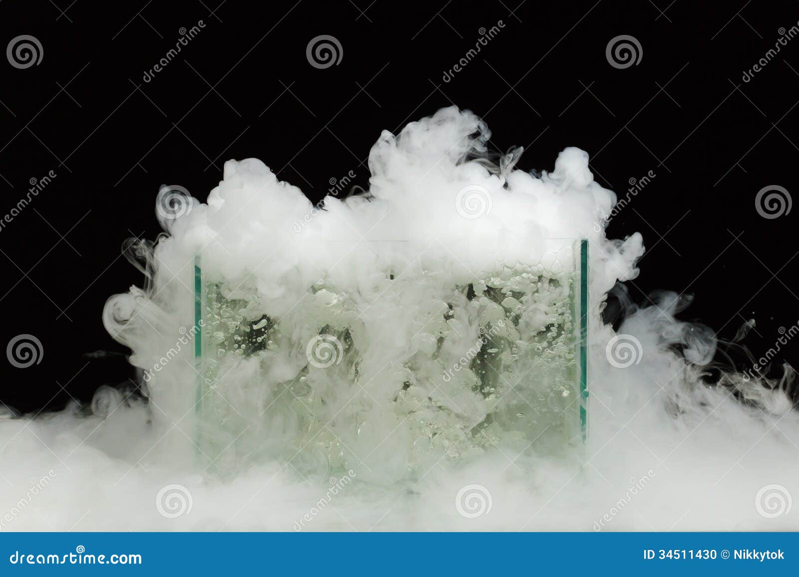Gelo seco de ebulição foto de stock. Imagem de teste - 34511430