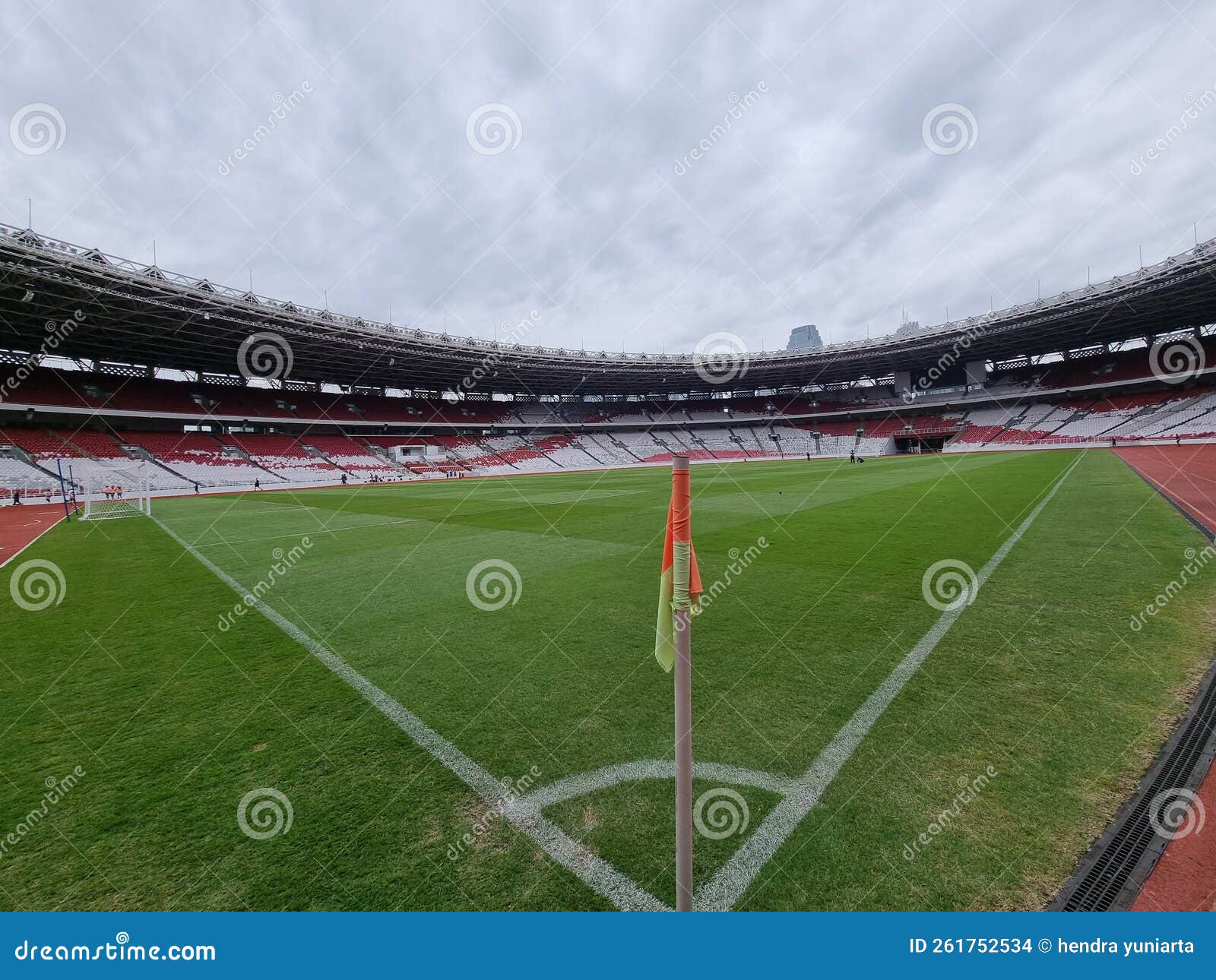 Gelora Bung Karno Stadium At The Corner Stock Photography ...