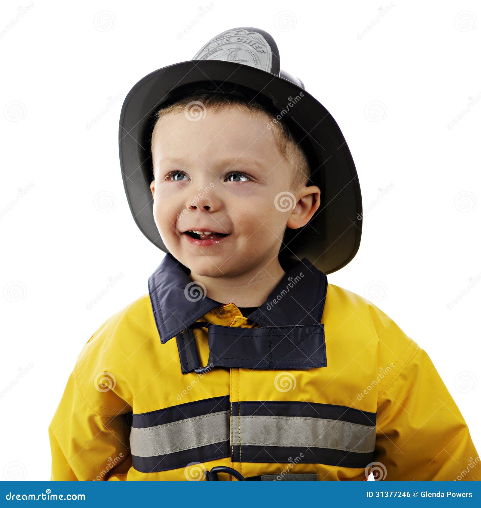Gelukkig Weinig Brandweerman Stock Foto - Image of jongen, leuk: 31377246