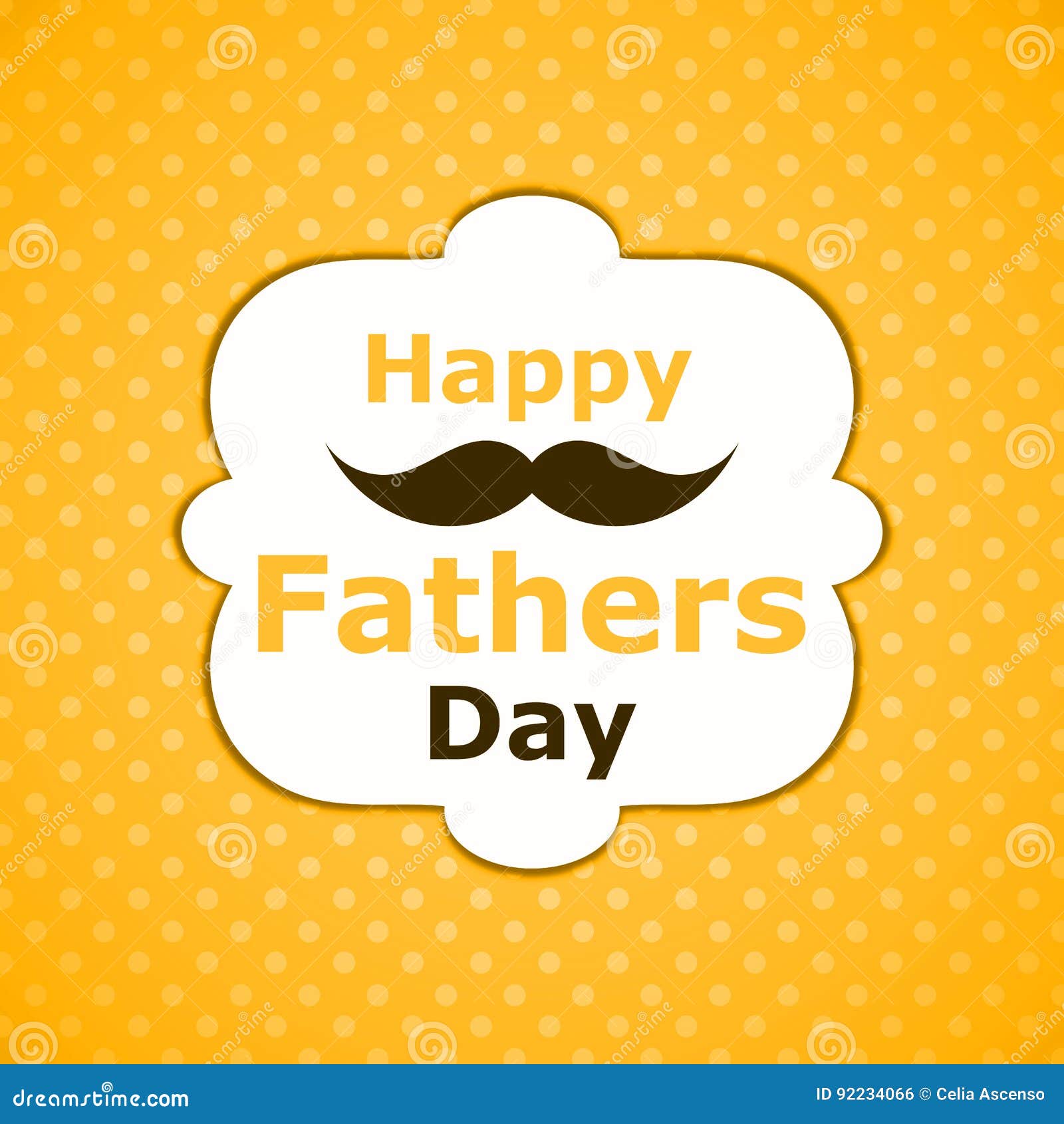 Gelukkige De Vadersdag Van De Groetkaart Stock Illustratie ...