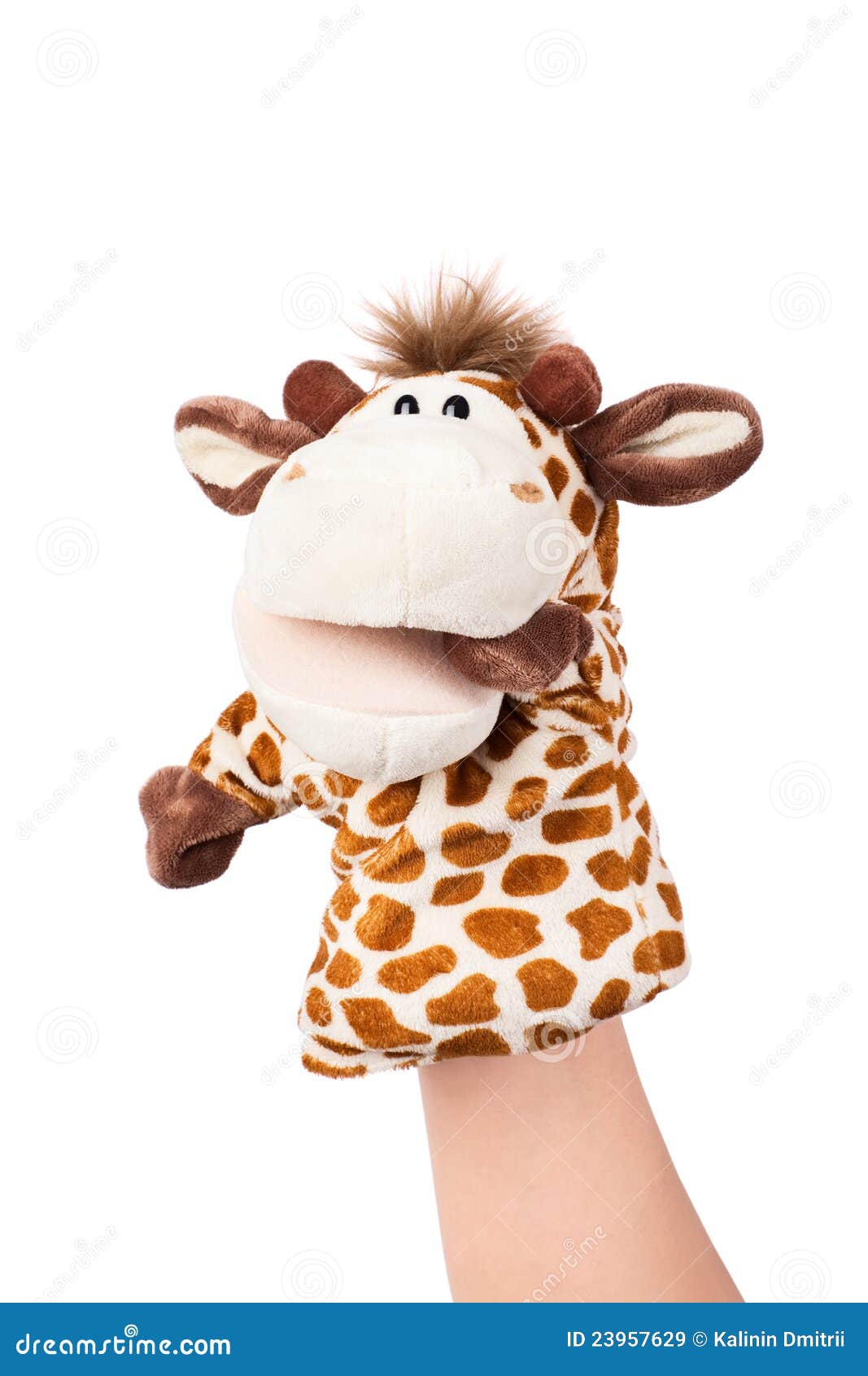 Gelukkige handpop stock afbeelding. Image of kinderjaren - 23957629