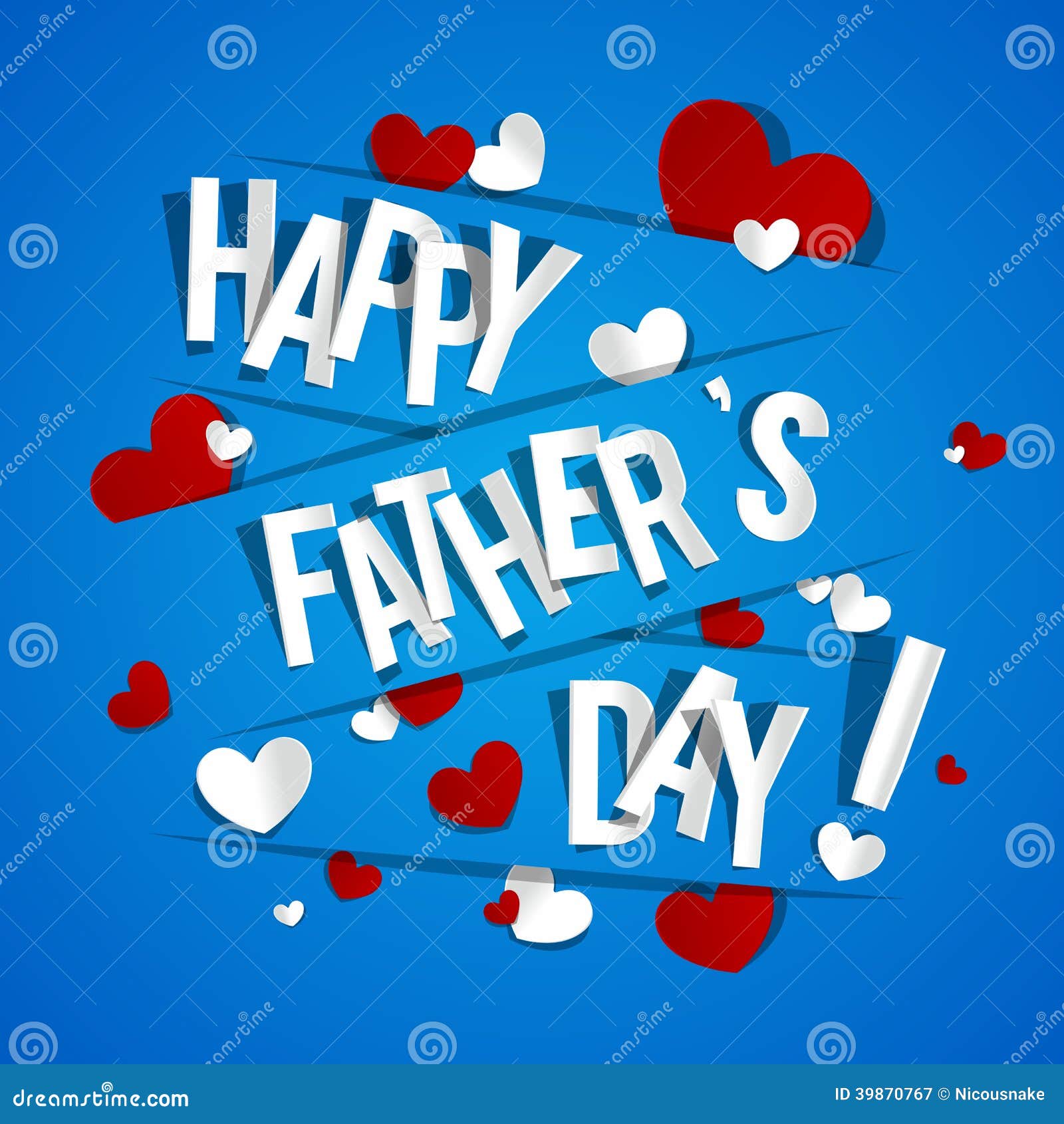 Gelukkige Vaderdag vector illustratie. Illustration of leuk - 39870767
