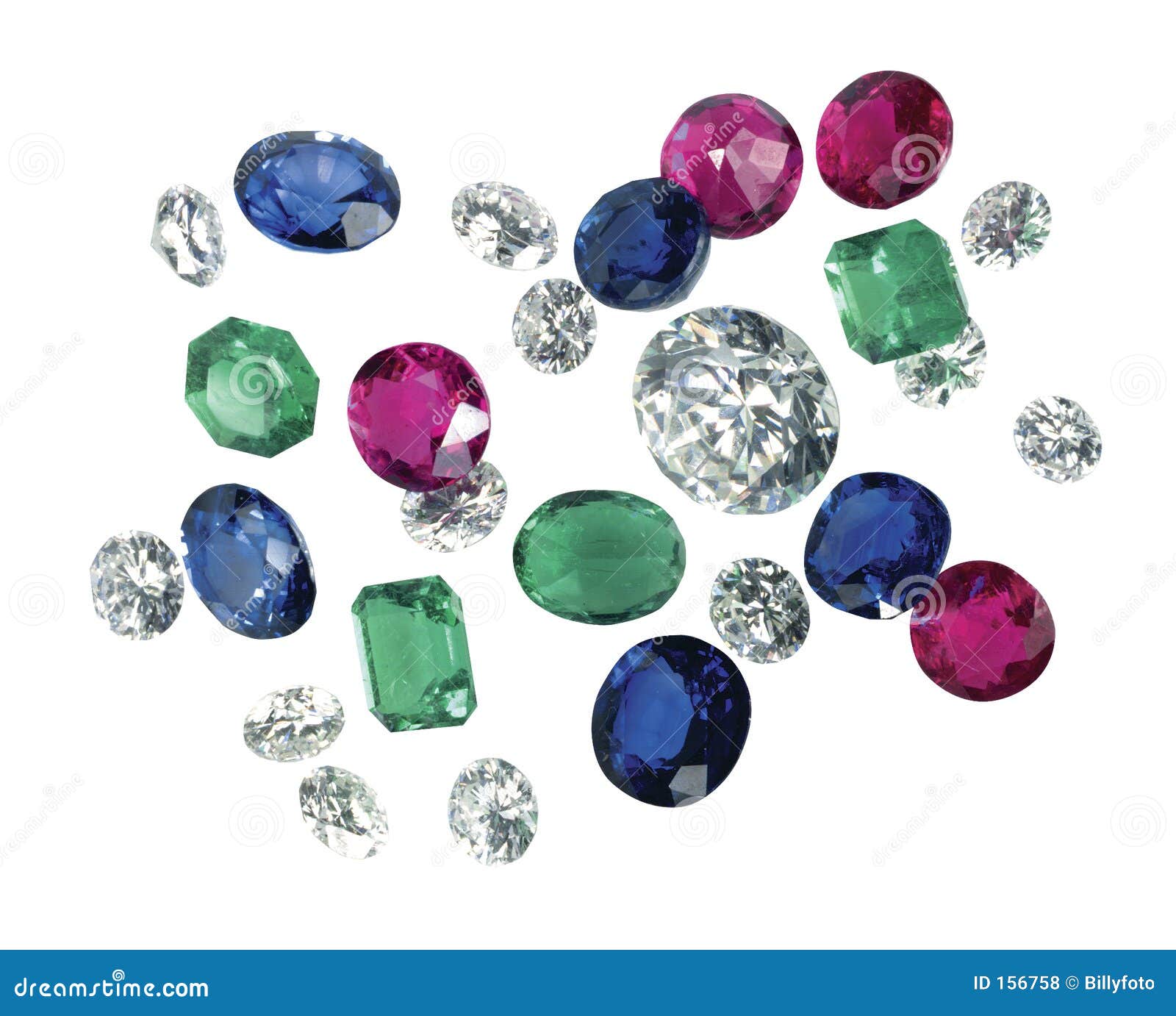 Gem collection stock photo. Image of stones, diamonds, buttons - 156758