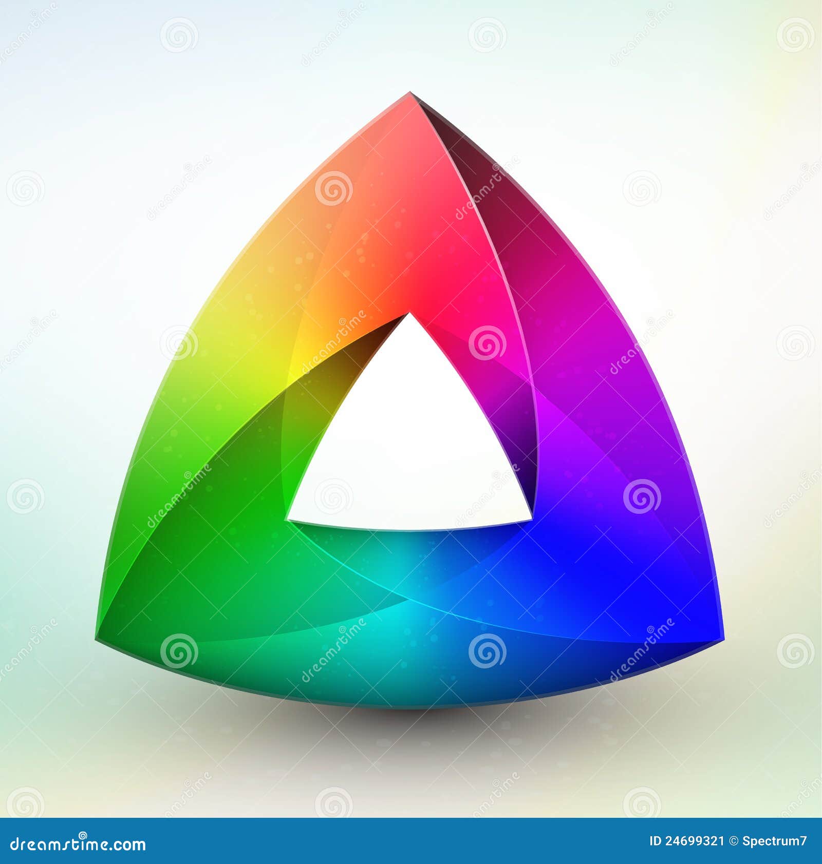 Gem Color Wheel Cartoon Vector | CartoonDealer.com #24699321