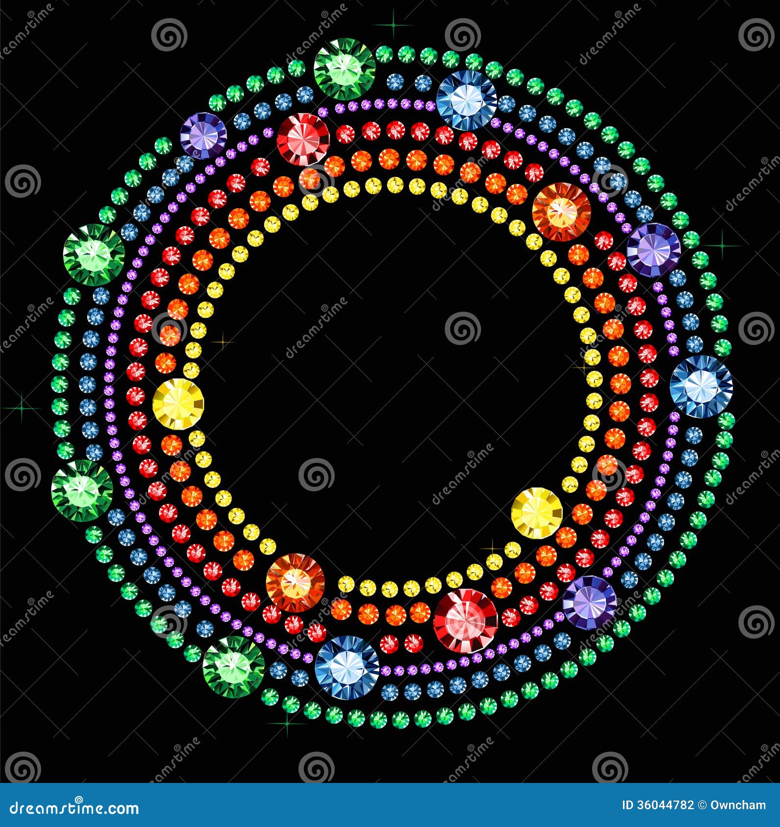 Gem Frame stock vector. Illustration of face, glistening - 36044782