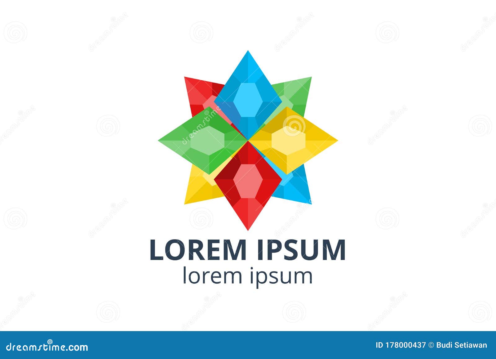 Gem logo stock vector. Illustration of graphic, abstract - 178000437