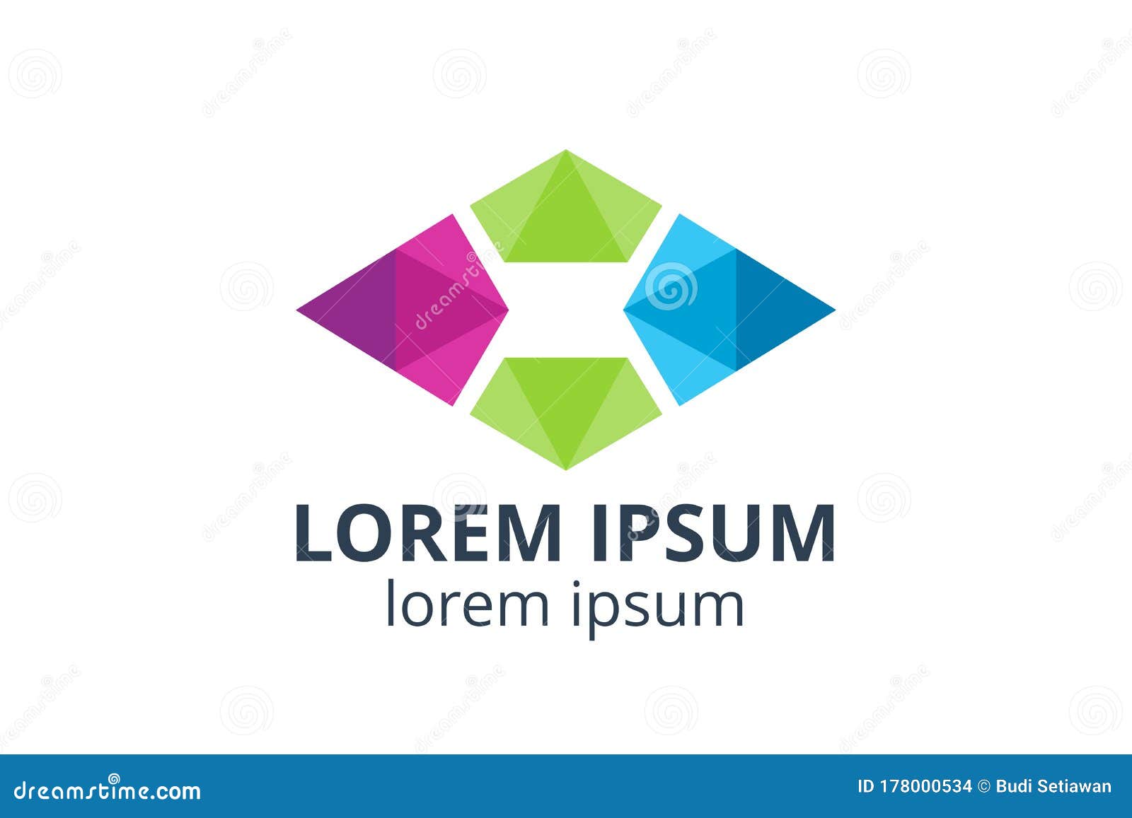 Gem logo stock vector. Illustration of geometry, logotype - 178000534