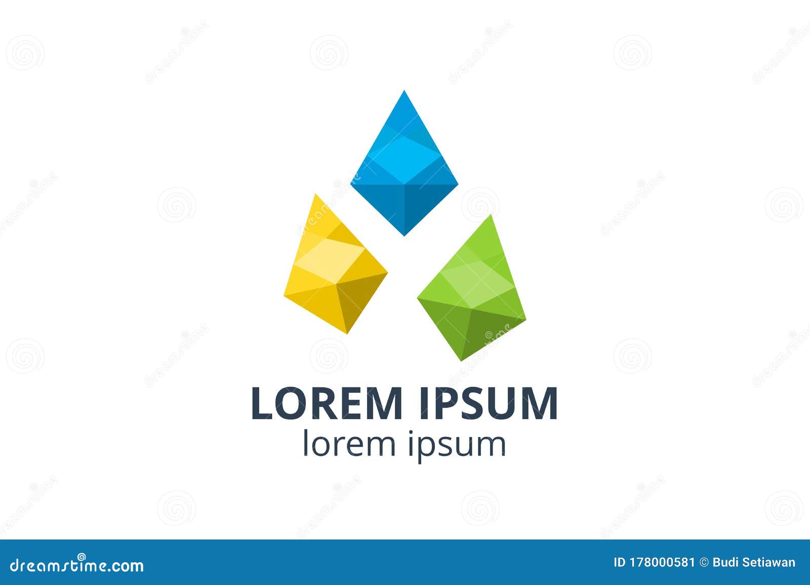 Gem logo stock vector. Illustration of crystal, identity - 178000581