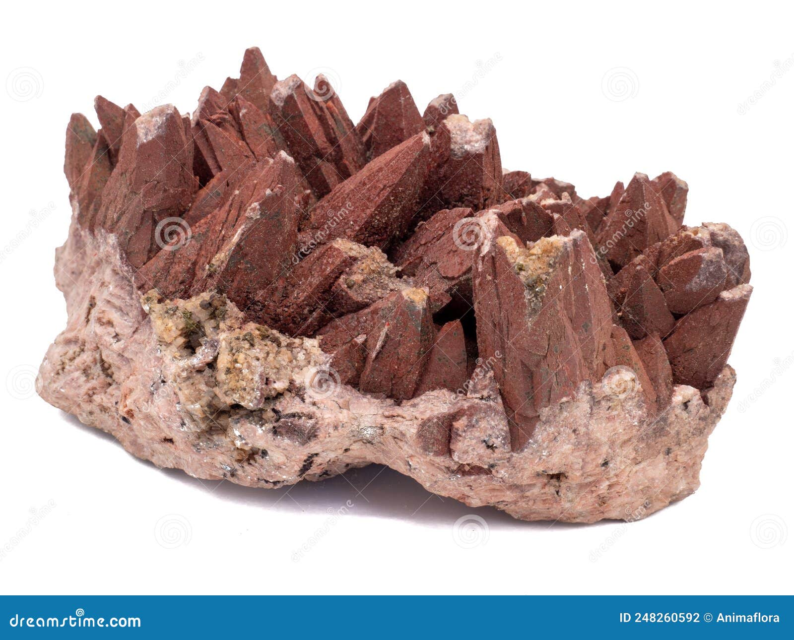 Gem Minerals Isolated on White Background Stock Photo - Image of ...