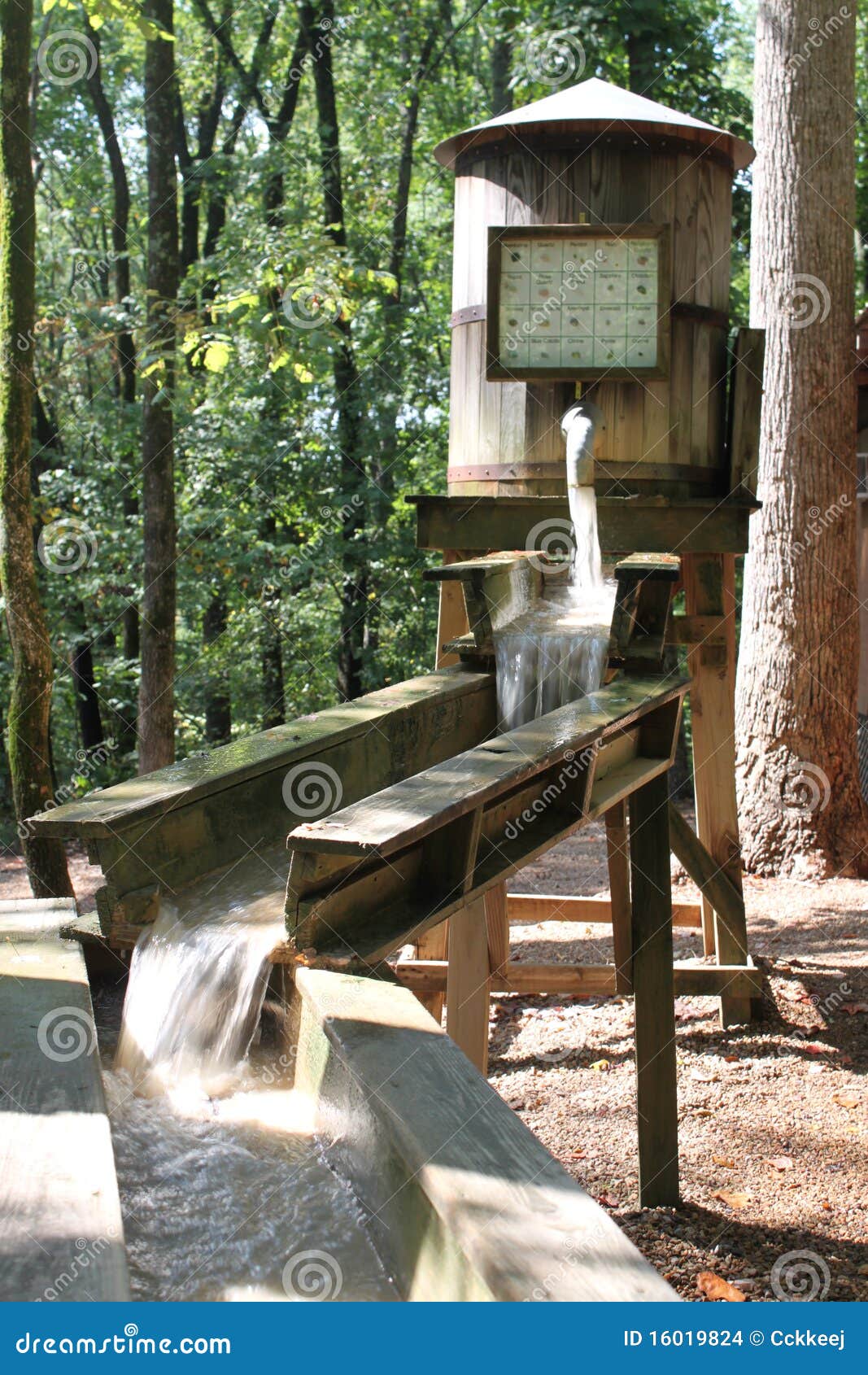 Gem Mining Water Tower stock photo. Image of wood, tennessee - 16019824