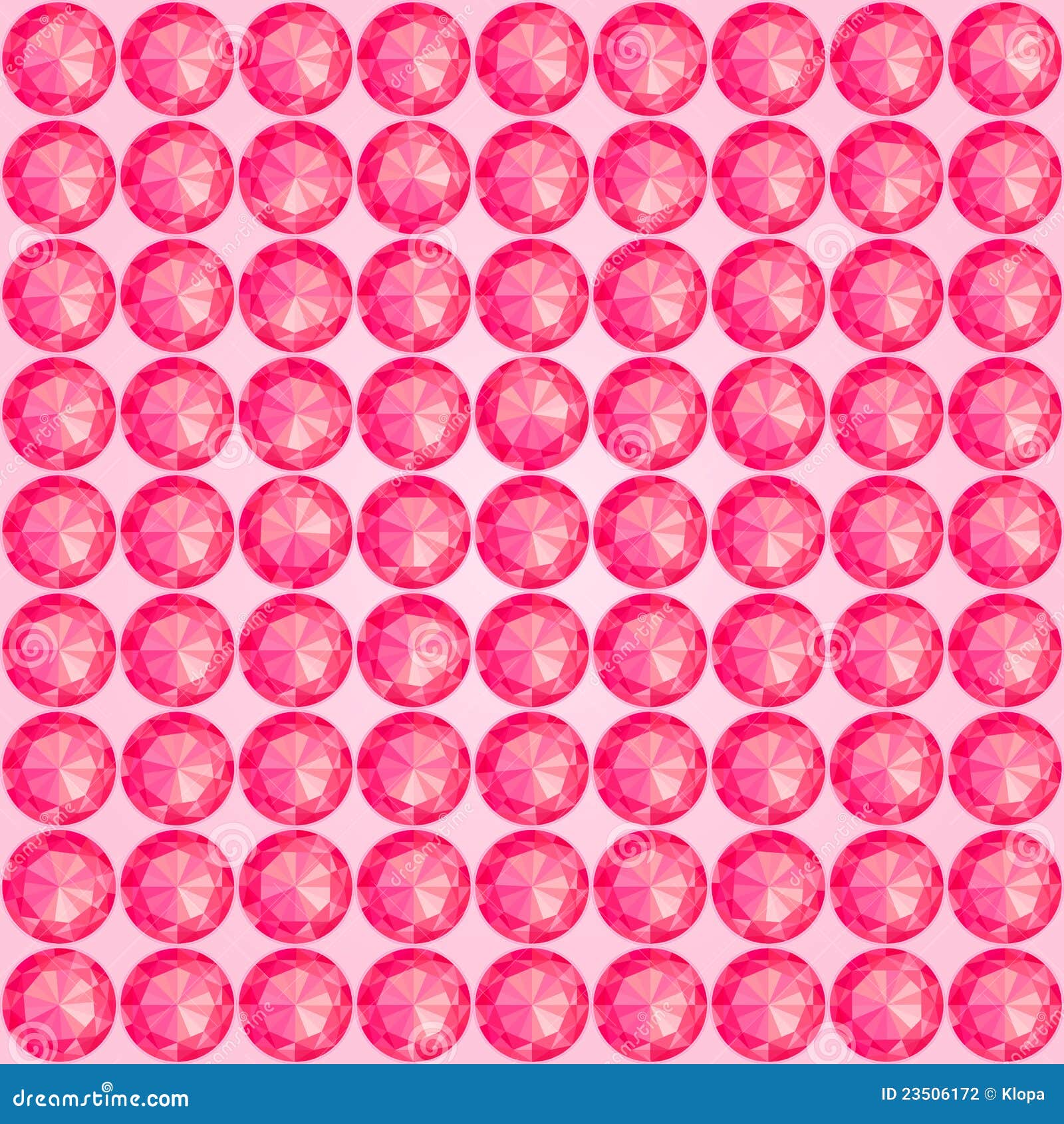 Gem Seamless Pattern stock vector. Illustration of circle - 23506172