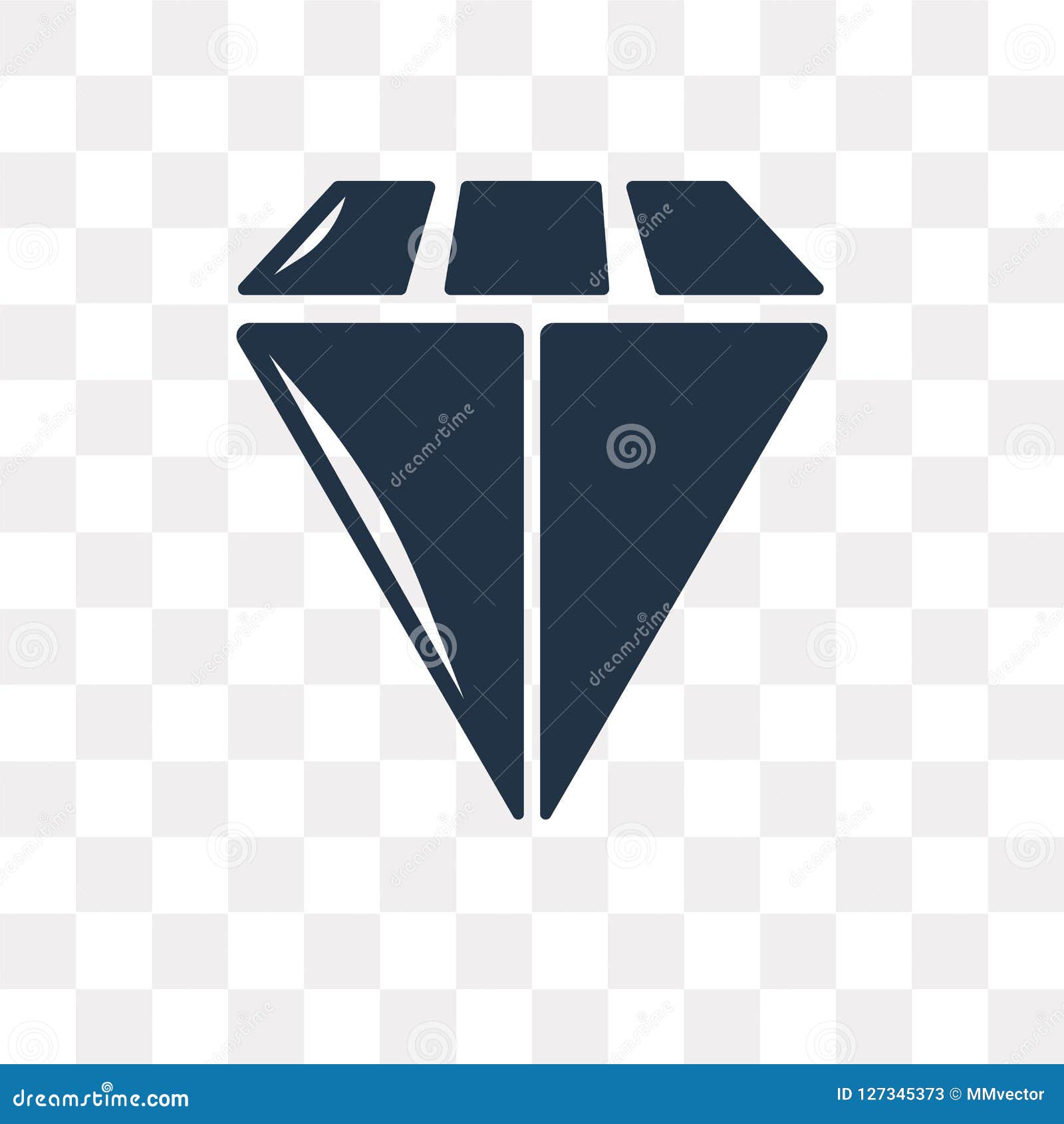 Gem Vector Icon Isolated on Transparent Background, Gem Transpa Stock ...