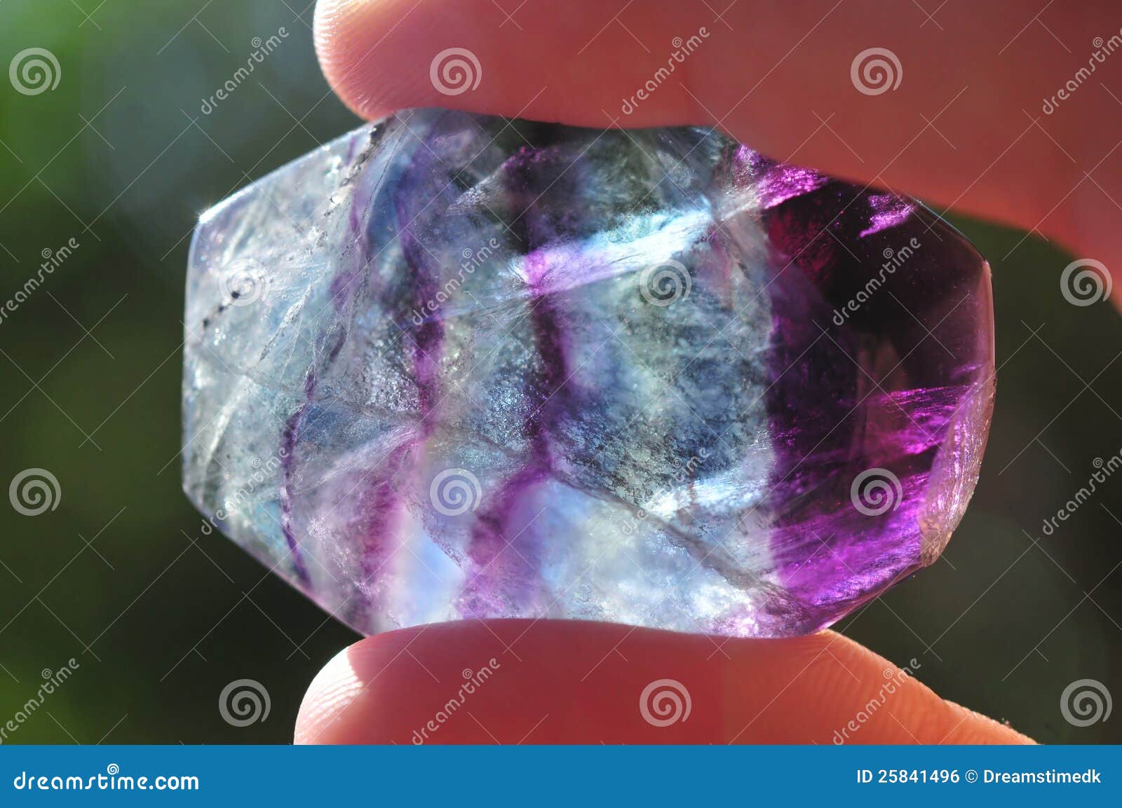 Gema foto de archivo. Imagen de rebanada, acuamarina - 25841496