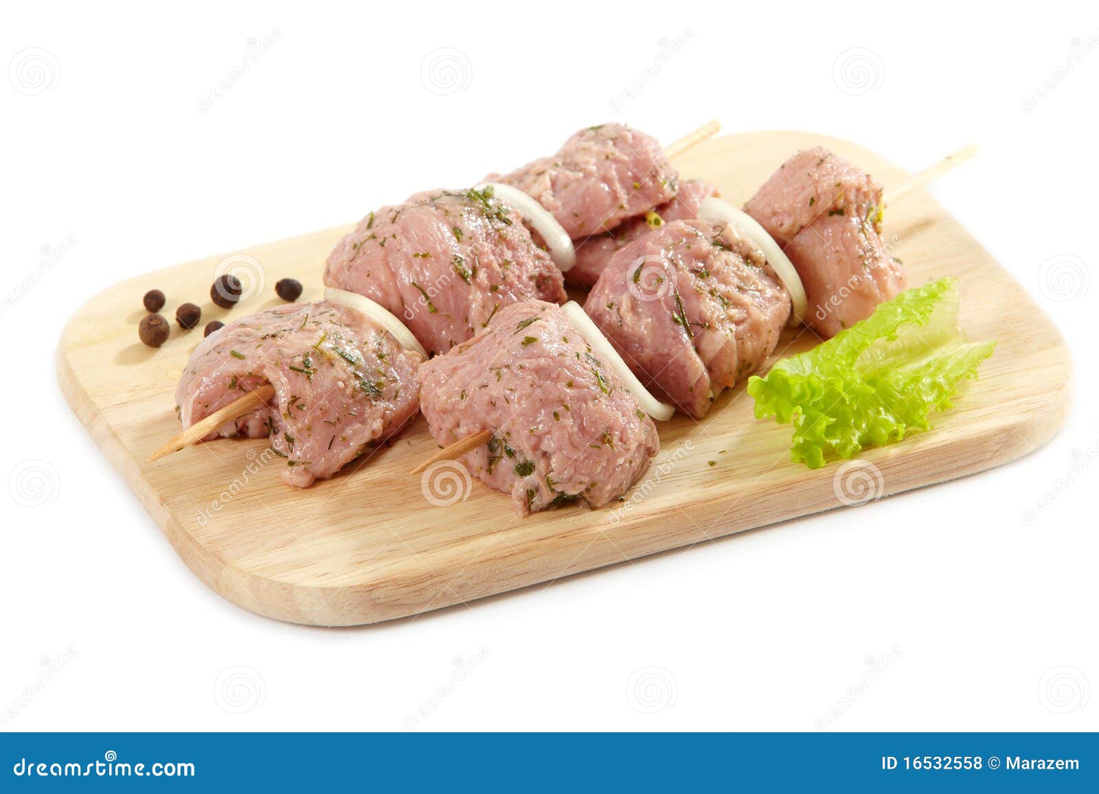 Gemarineerd vlees stock foto. Image of rooster, peper - 16532558