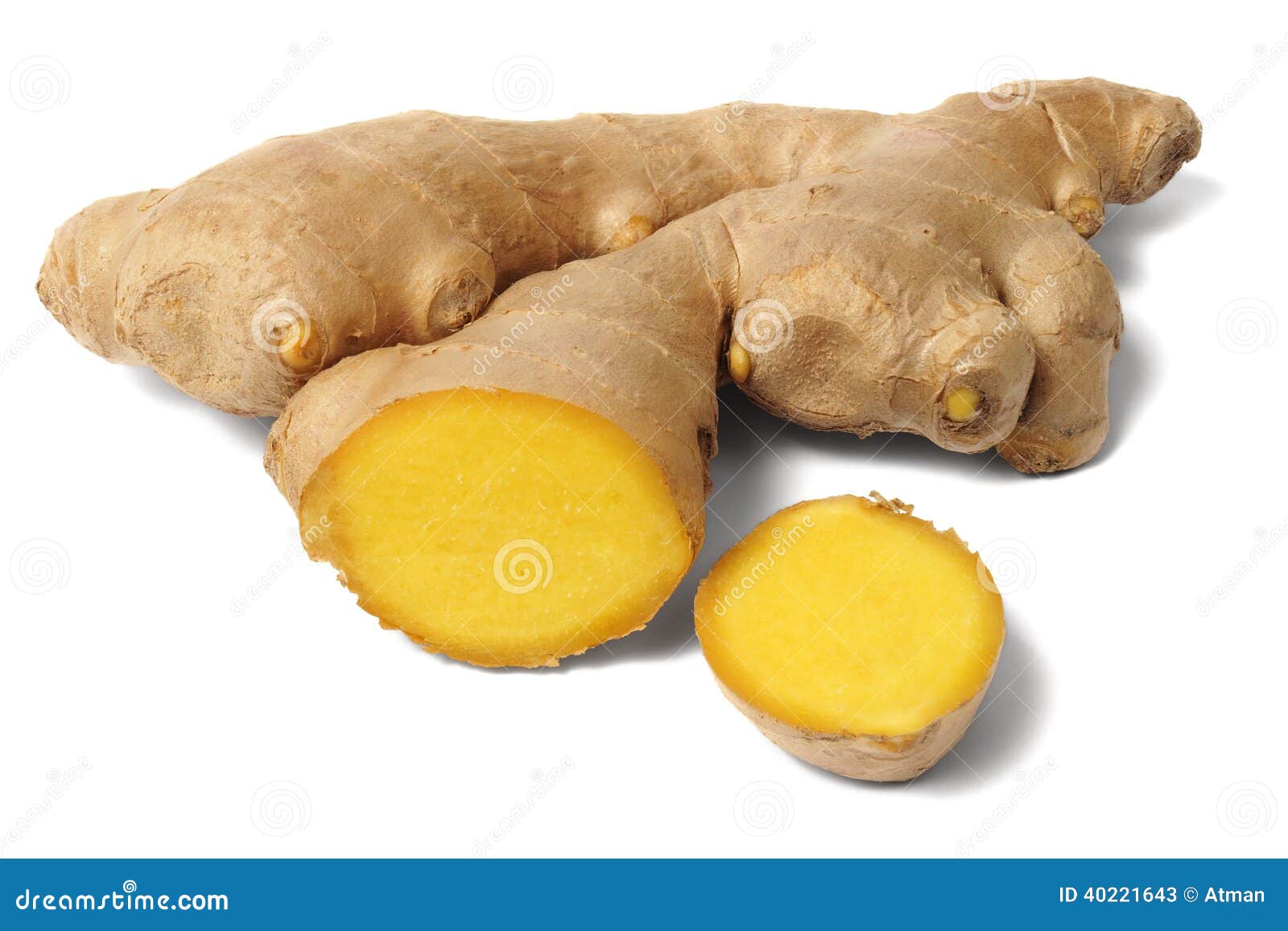 Gemberwortel op wit stock afbeelding. Image of aziatisch - 40221643