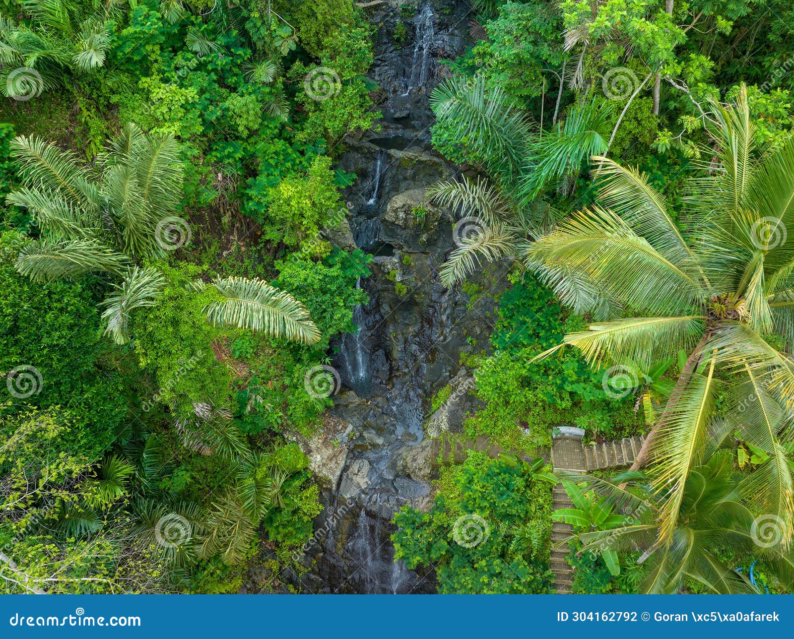 Gembleng Waterfall in Bali Island Stock Photo - Image of place, humid ...